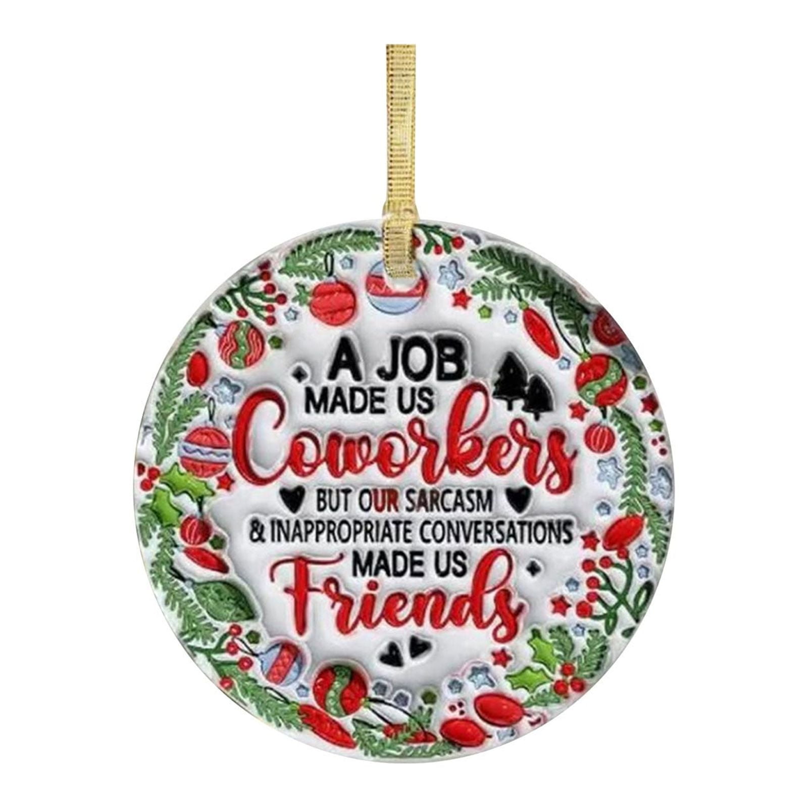 Holloyiver Gifts for Friend, 2023 Christmas Ornaments for Friend, Funny ...