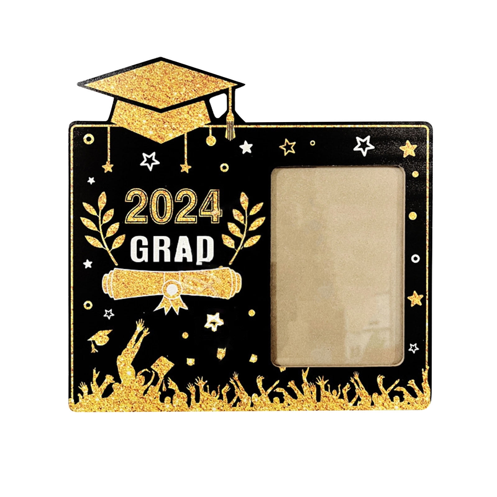 Holloyiver Graduation Picture Frames, Class of 2024 Graduation Wooden ...