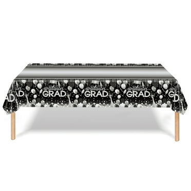 Graduation Tablecloth Decorations Graduation Party Supplies Disposable ...