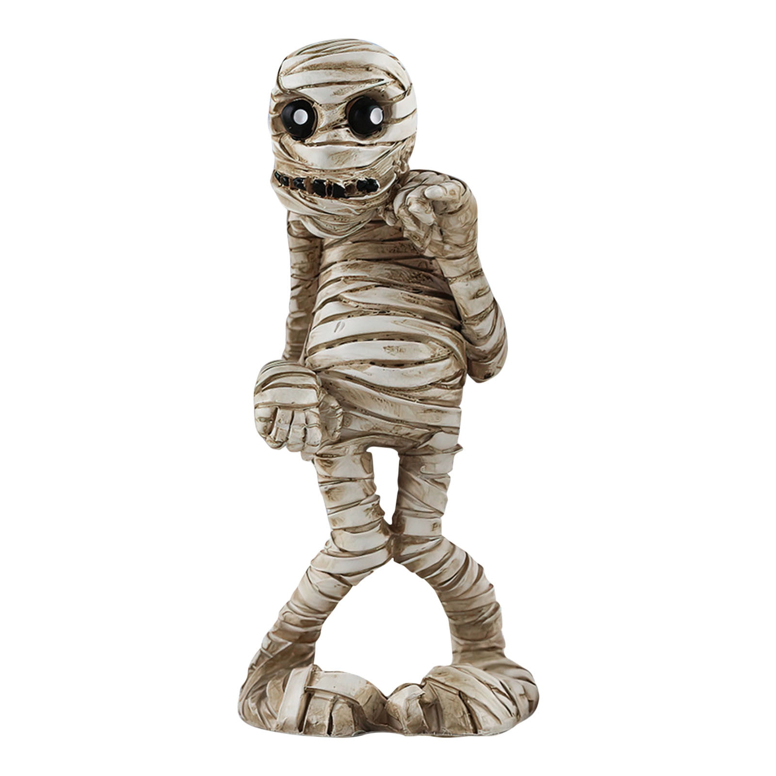 Holloyiver Halloween Mummy Statues, Scary Prop Mummy Stands and Walks ...