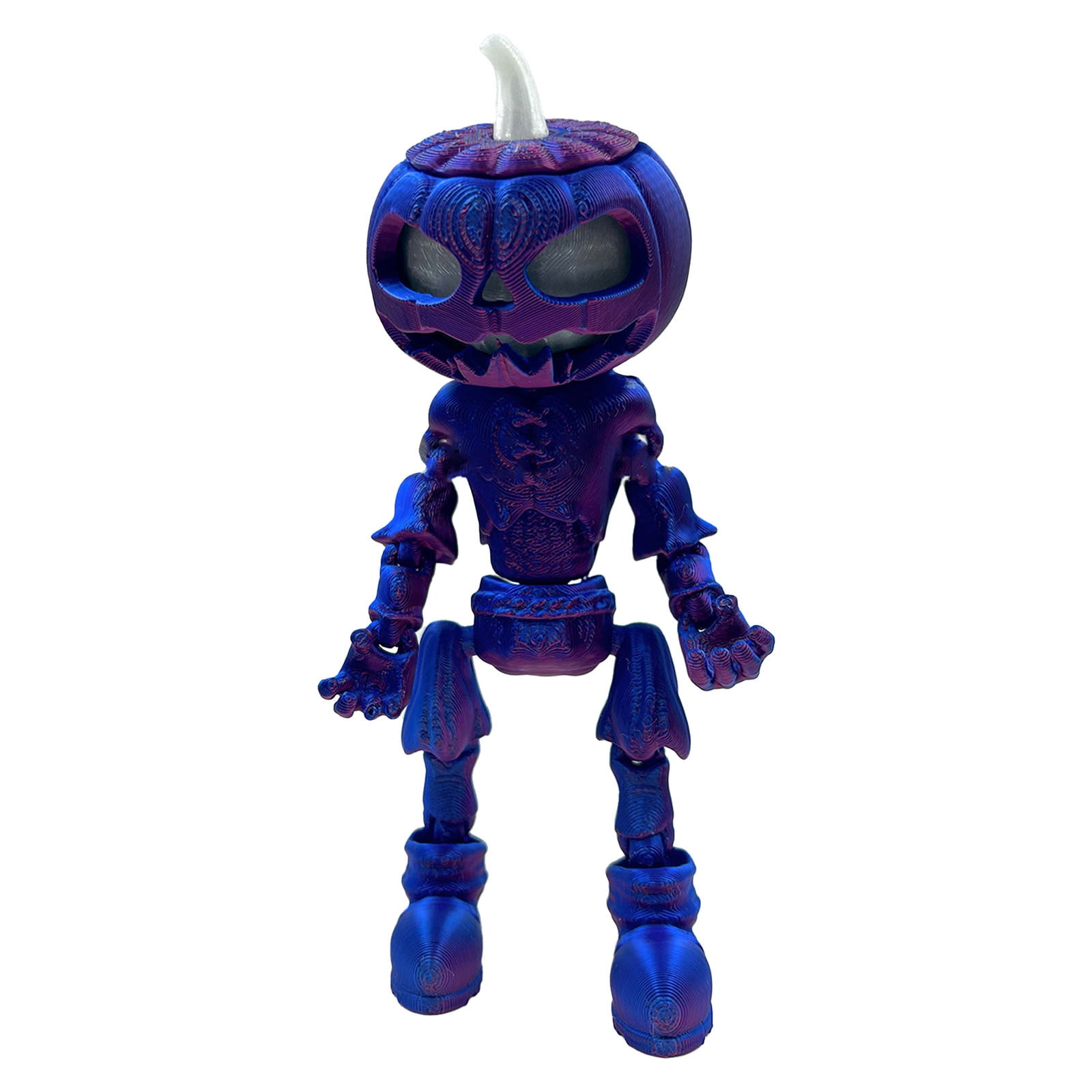 Holloyiver Halloween Pumpkin Reaper Action Figure with Flexible Joints ...