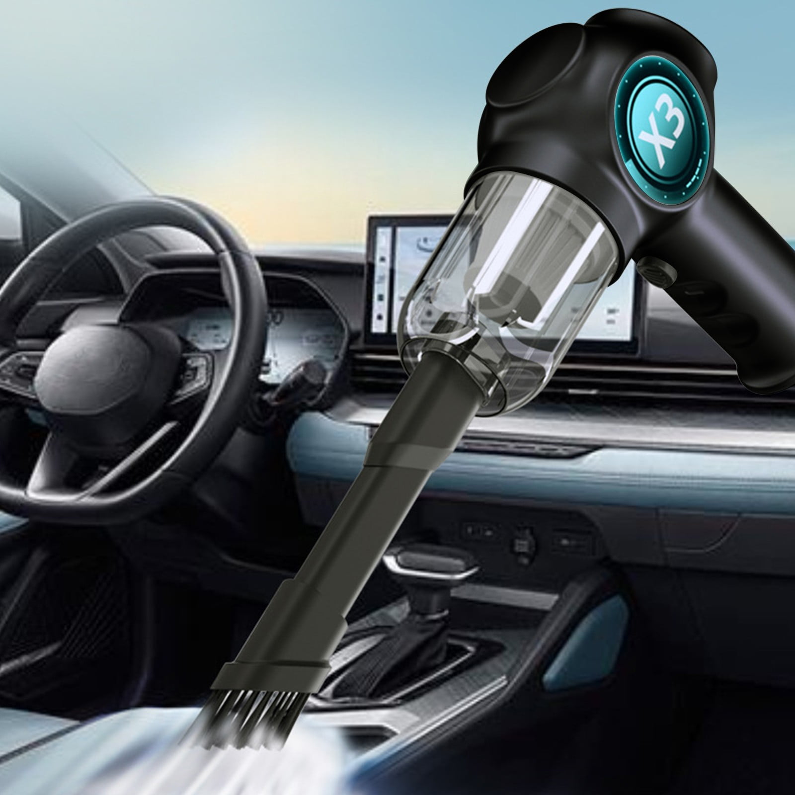 Holloyiver Handheld Vacuum Wireless Car Vacuum Cleaner Mini Portable