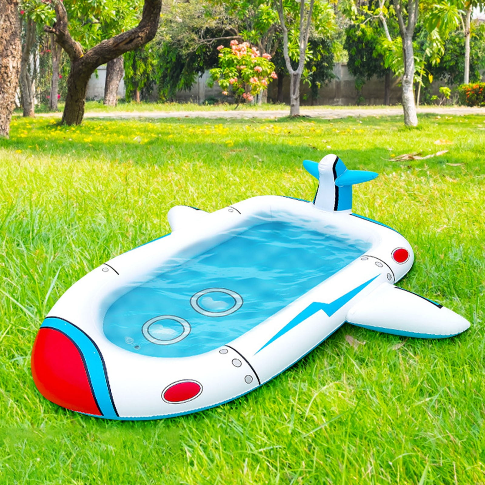 Holloyiver Kiddie Pool for Toddlers, Splash Pad for Kids Ages 4-8, 71 ...