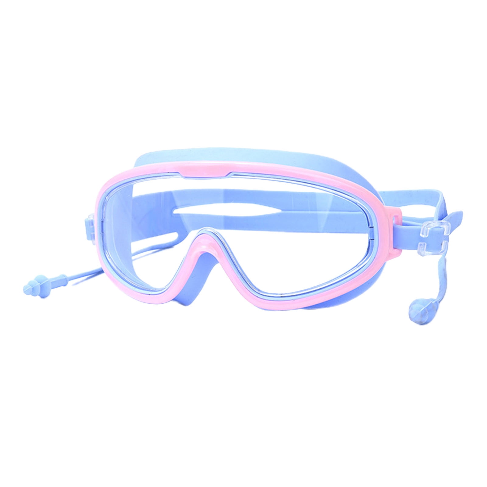 Holloyiver Kids Swim Goggles Extra Silicone Layer, Anti-Fog Anti-UV ...