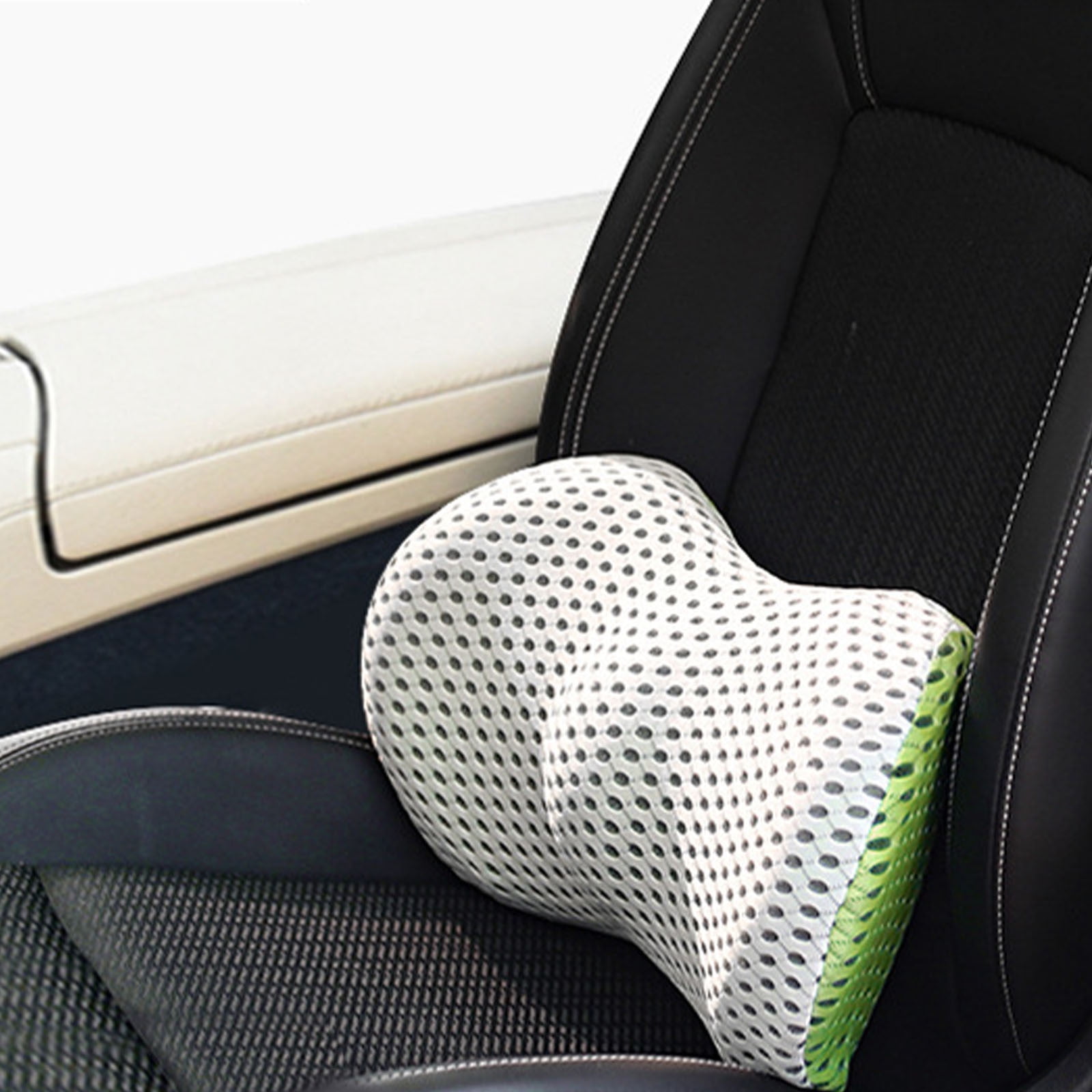 Holloyiver Lumbar Support Pillow for Car - Memory Foam for Low Back ...