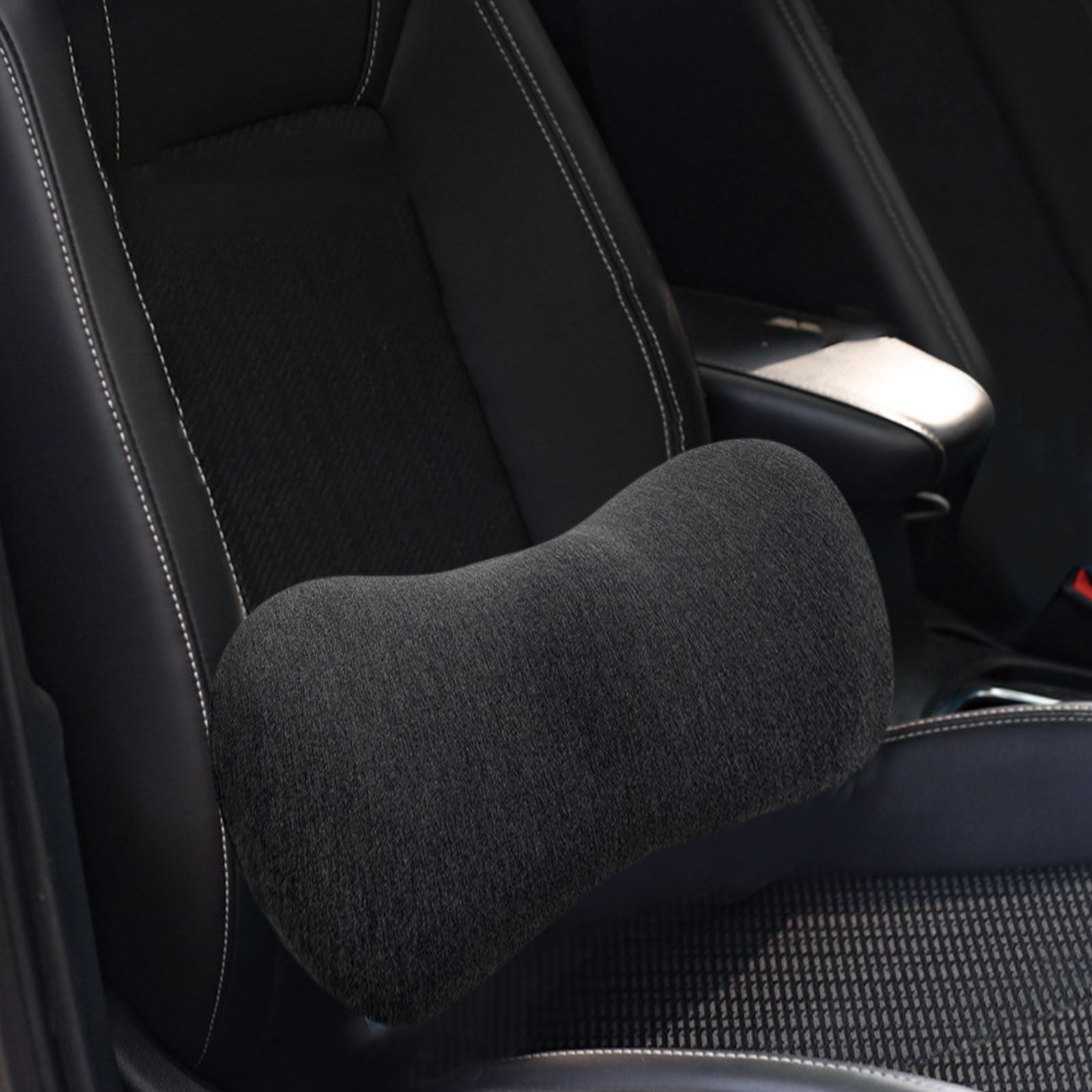 Holloyiver Lumbar Support Pillow for Car - Memory Foam for Low Back ...