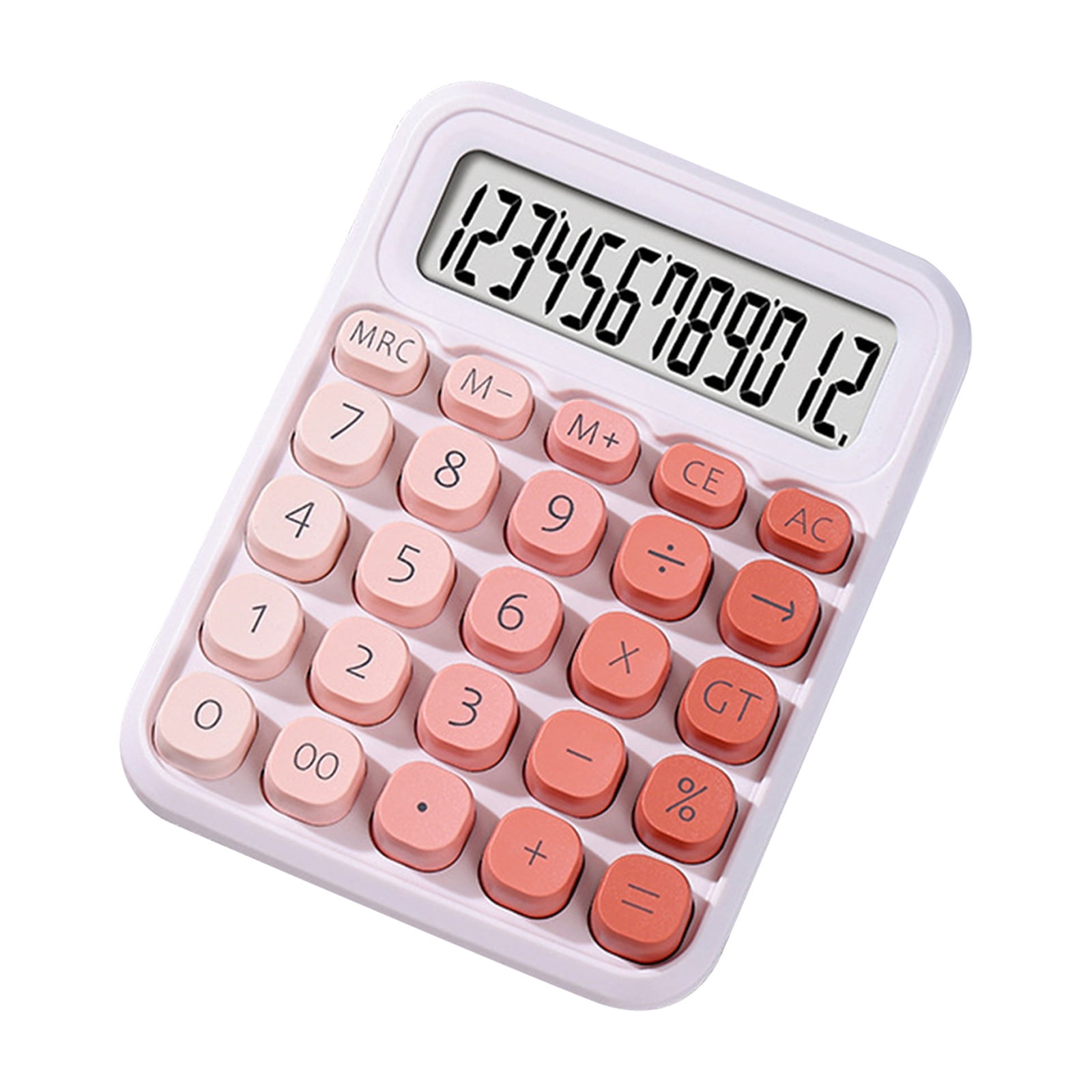 Holloyiver Mechanical Switch Calculator with Big Buttons, Calculators Desktop, 12 Digits Large ...