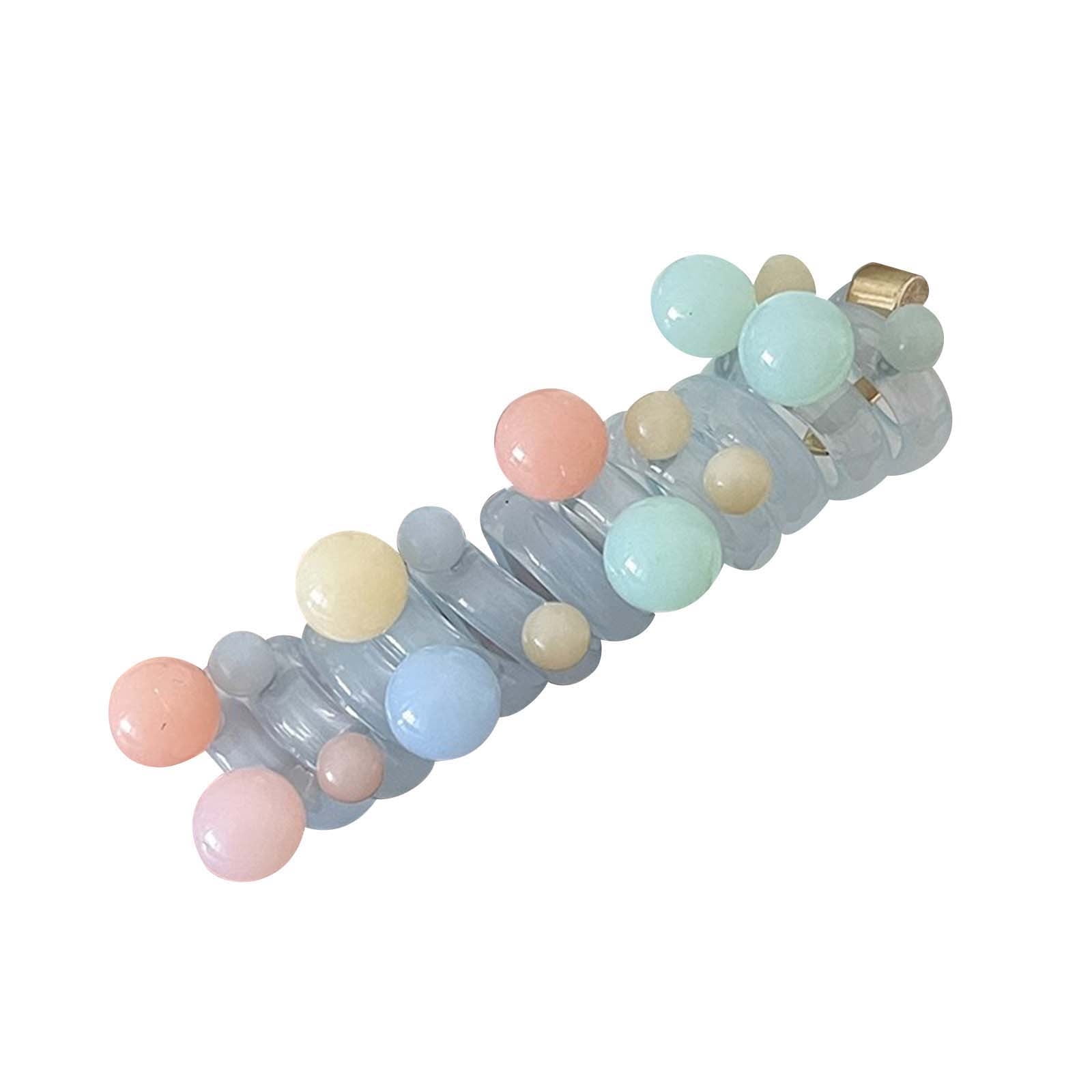 Holloyiver Multicolor Telephone Wire Hair Bands,Colorful Telephone Wire ...