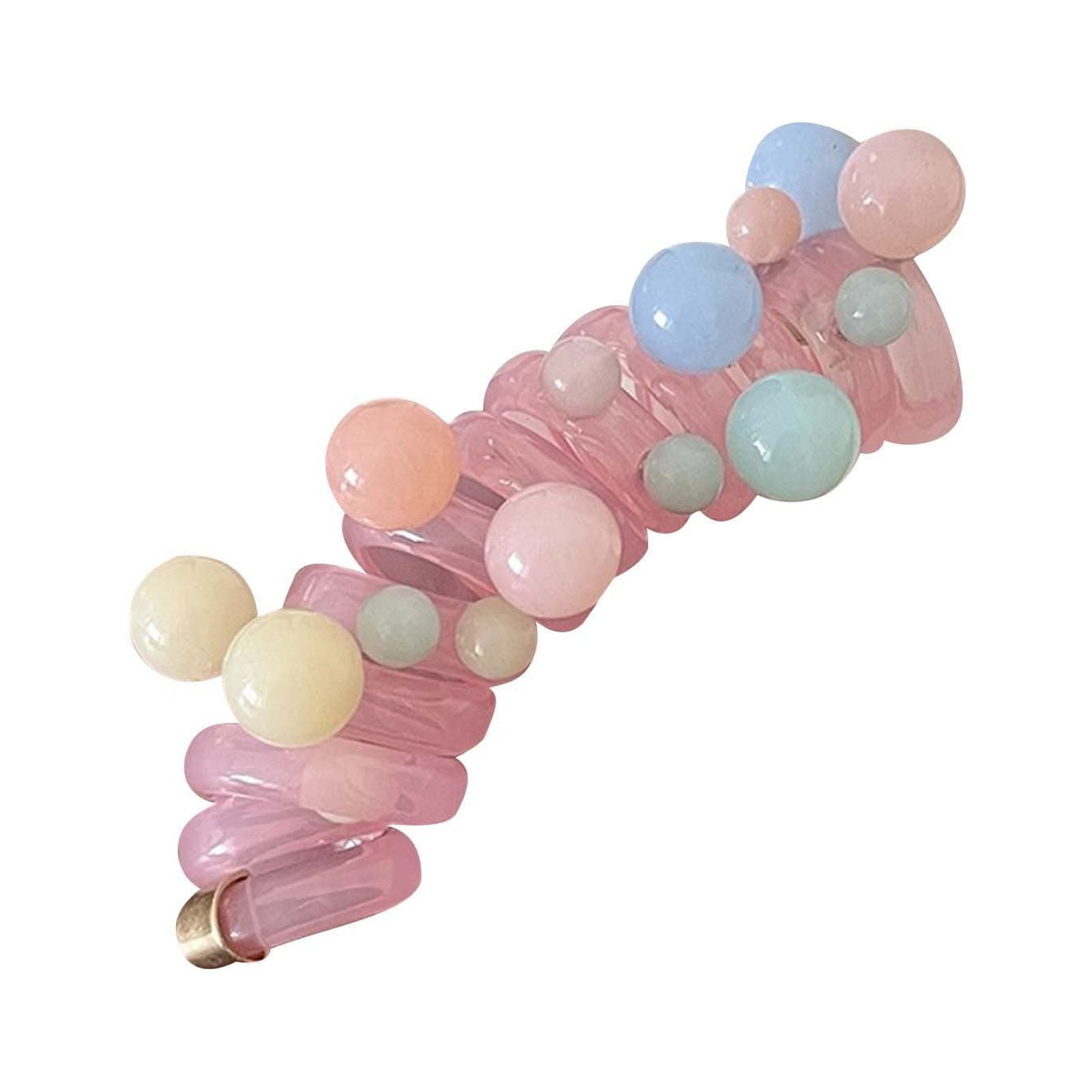 Holloyiver Multicolor Telephone Wire Hair Bands,Colorful Telephone Wire ...