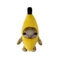 Holloyiver Plush Banana Cat Pillow, Funny Stuffed Animal Toy, Soft ...