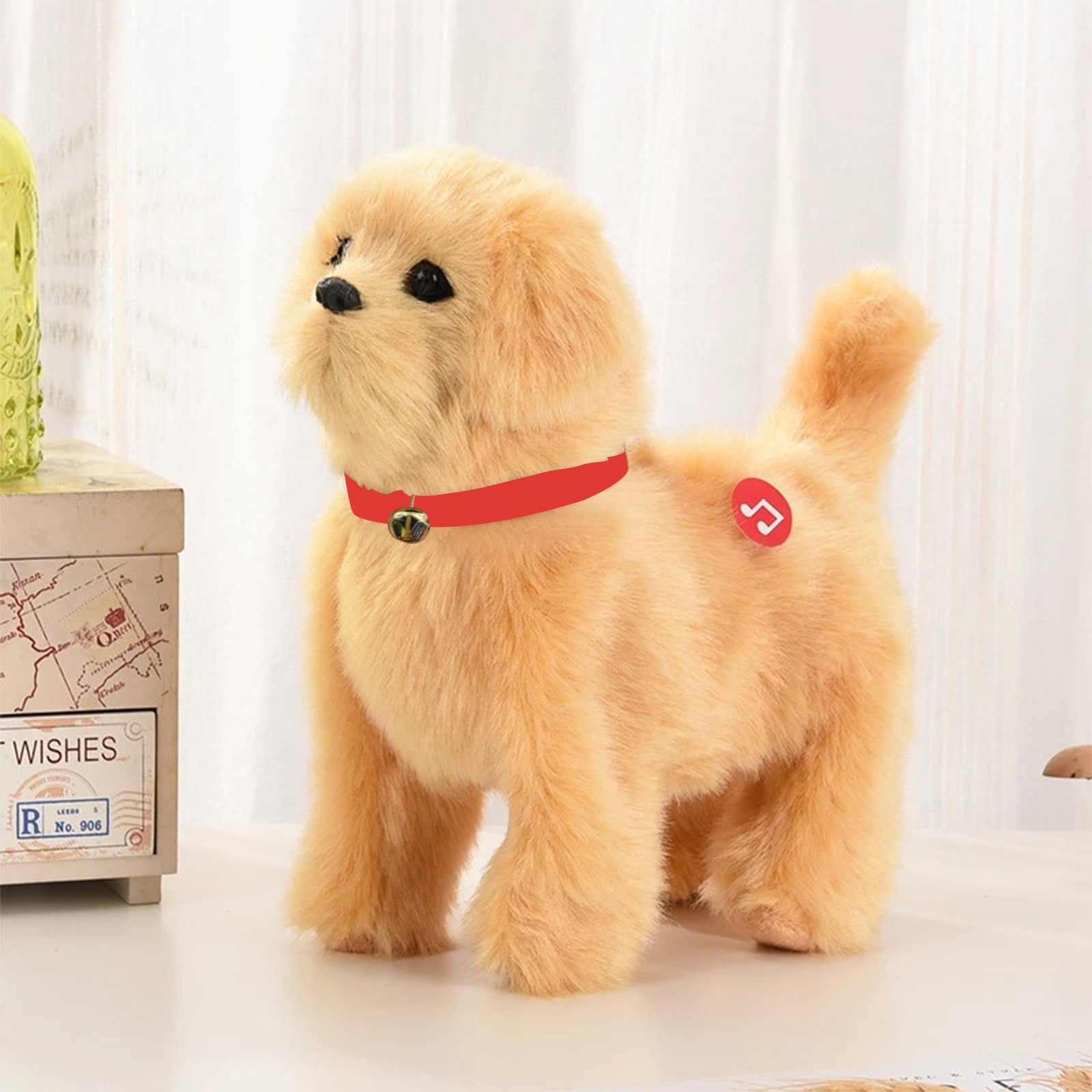 Holloyiver Plush Toy Puppy Electronic Interactive Pet Dog, Sound ...