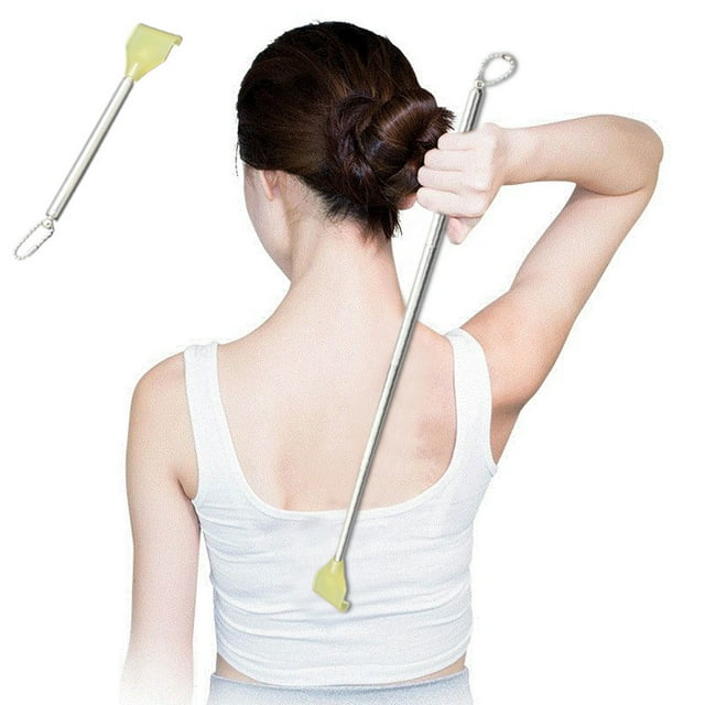 Holloyiver Portable Extendable Back Scratcher, Upgraded Metal Stainless ...