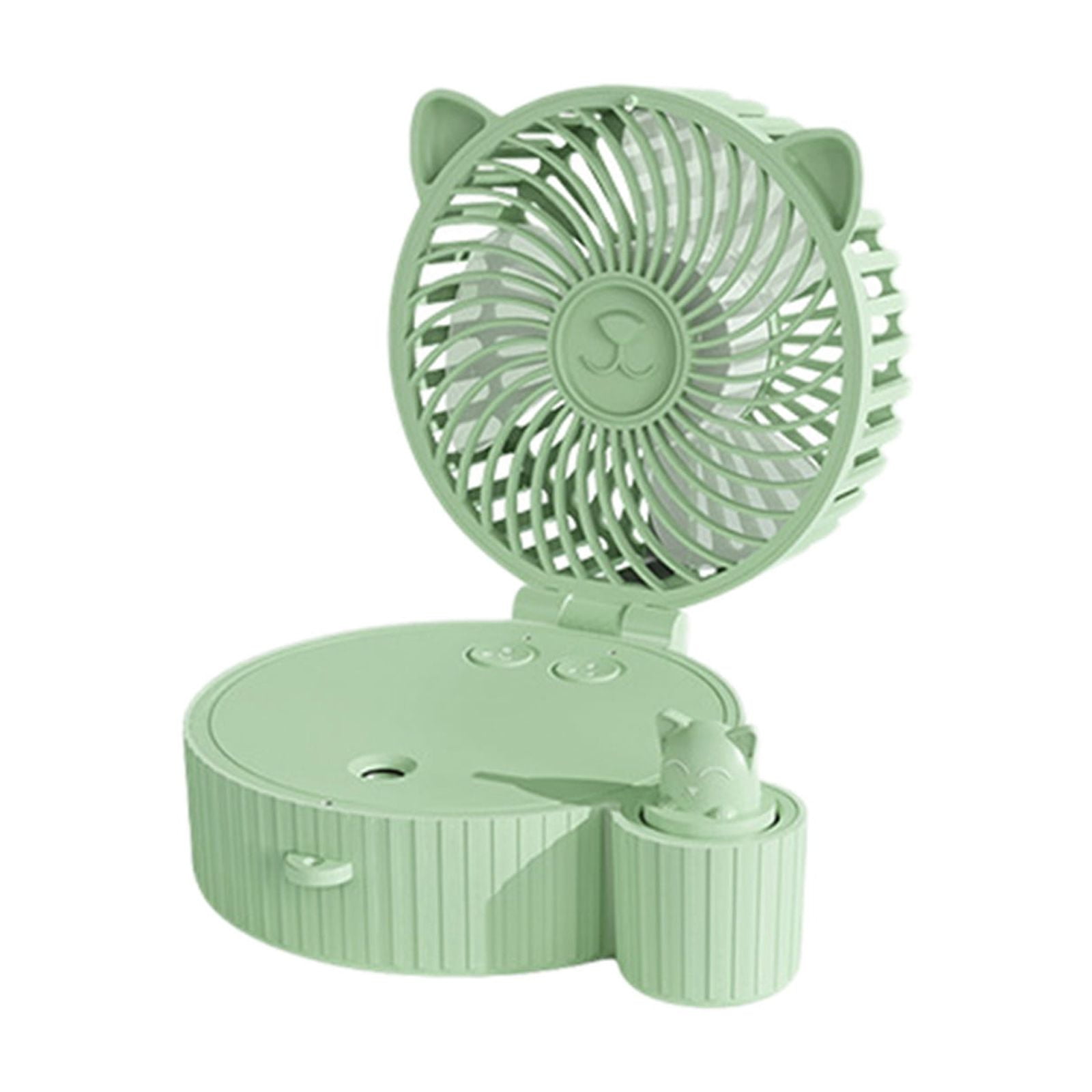 Holloyiver Portable Misting Fan, USB Rechargeable Personal Mister Fan ...