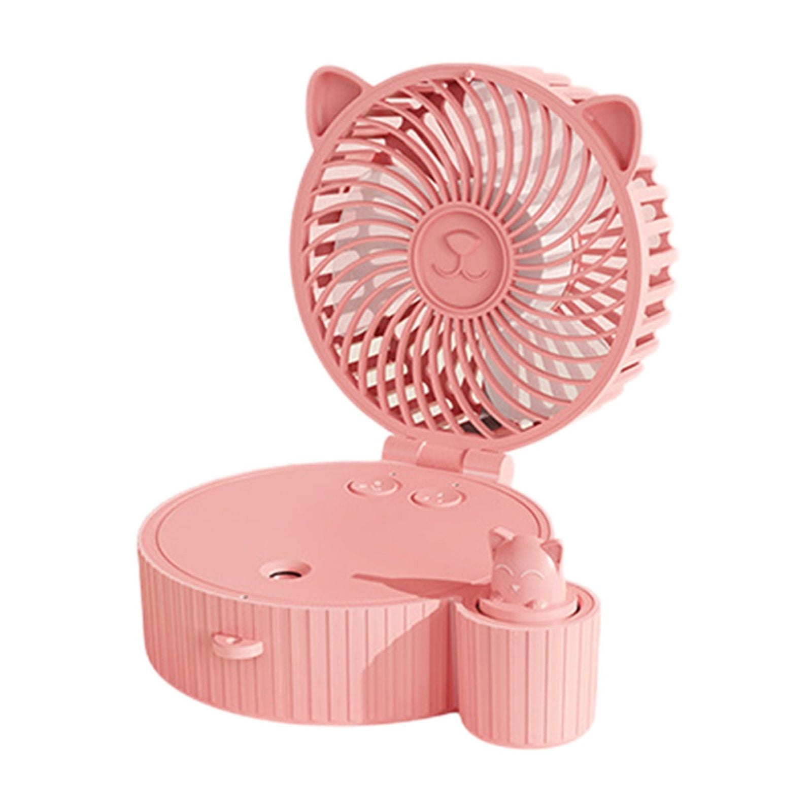 Holloyiver Portable Misting Fan, USB Rechargeable Personal Mister Fan ...