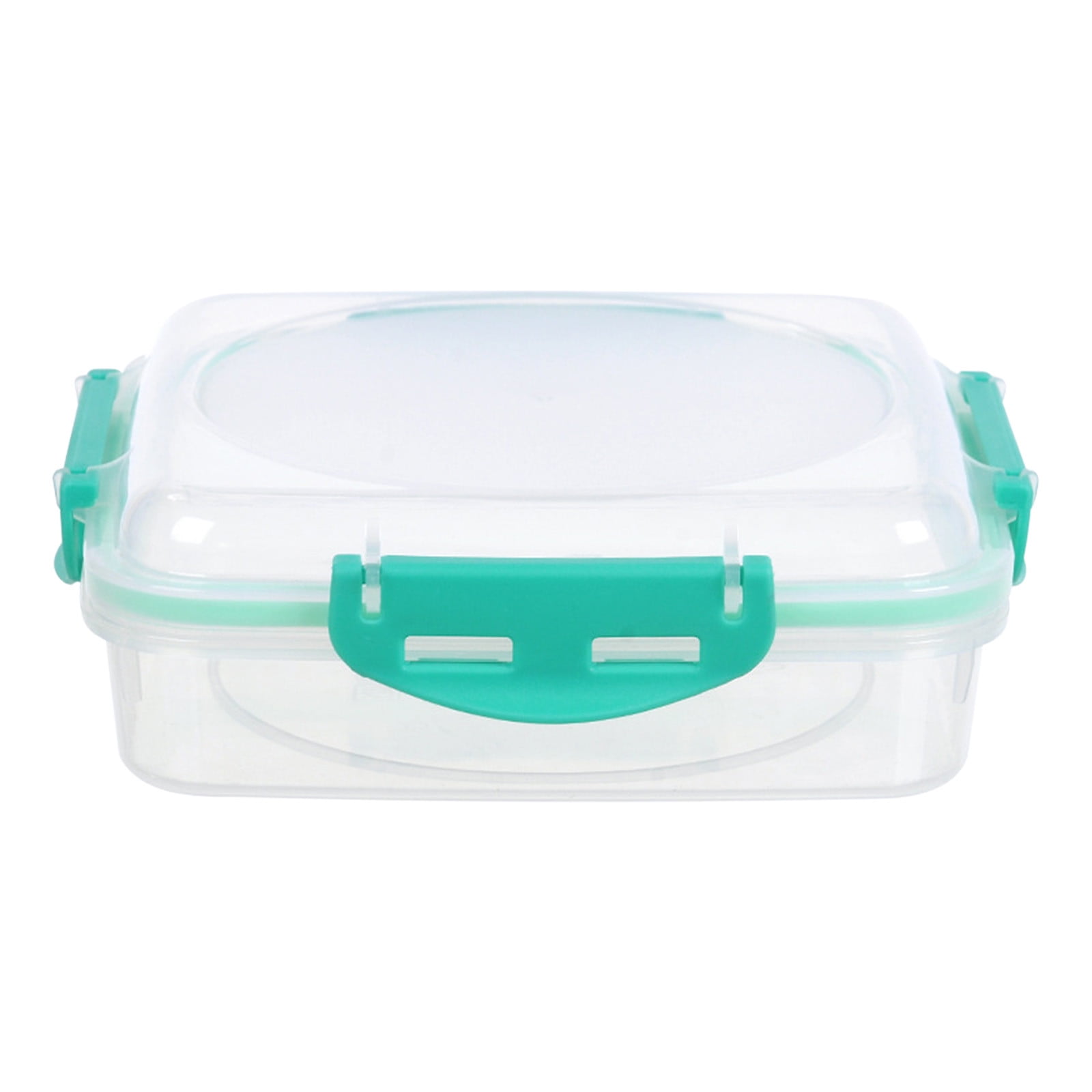 Holloyiver Sandwich Containers, BPA Free Plastic Snap & Lock Shut Lids ...