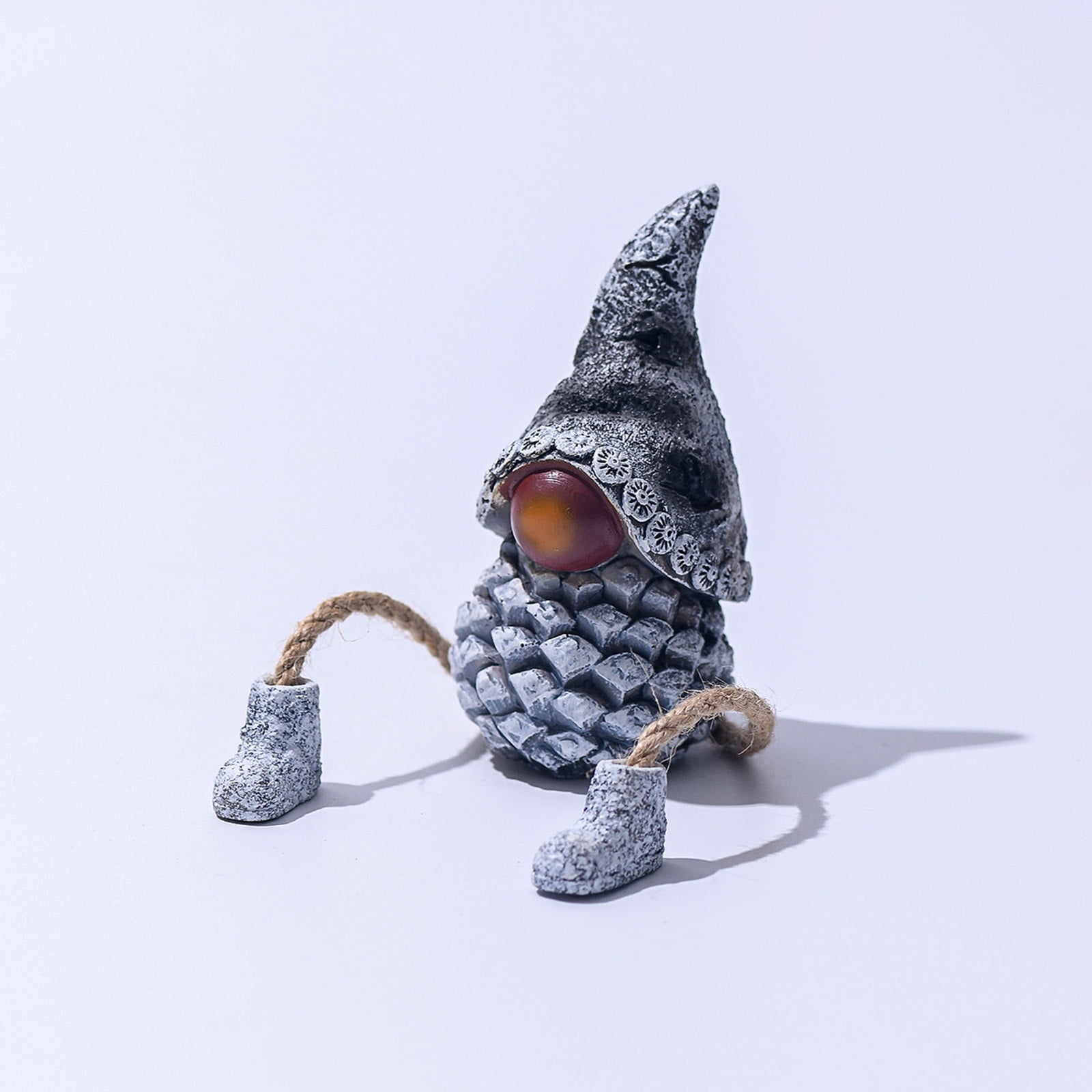 Holloyiver Shelf Sitters with Dangling Legs, Pine Cone Gnomes Figurine ...
