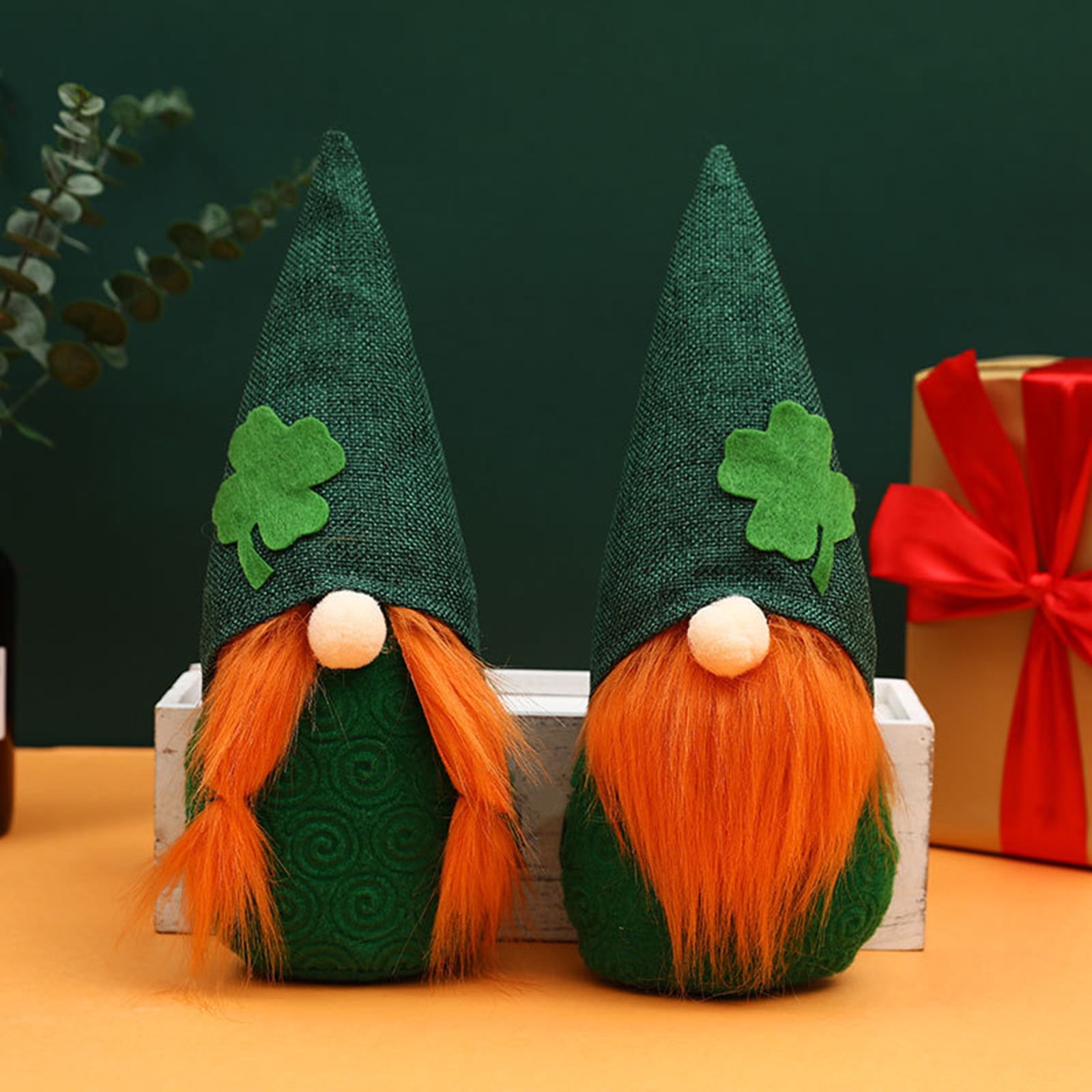 Holloyiver St.Patrick's Day Gnomes Plush, Elf Dwarf Home Household ...