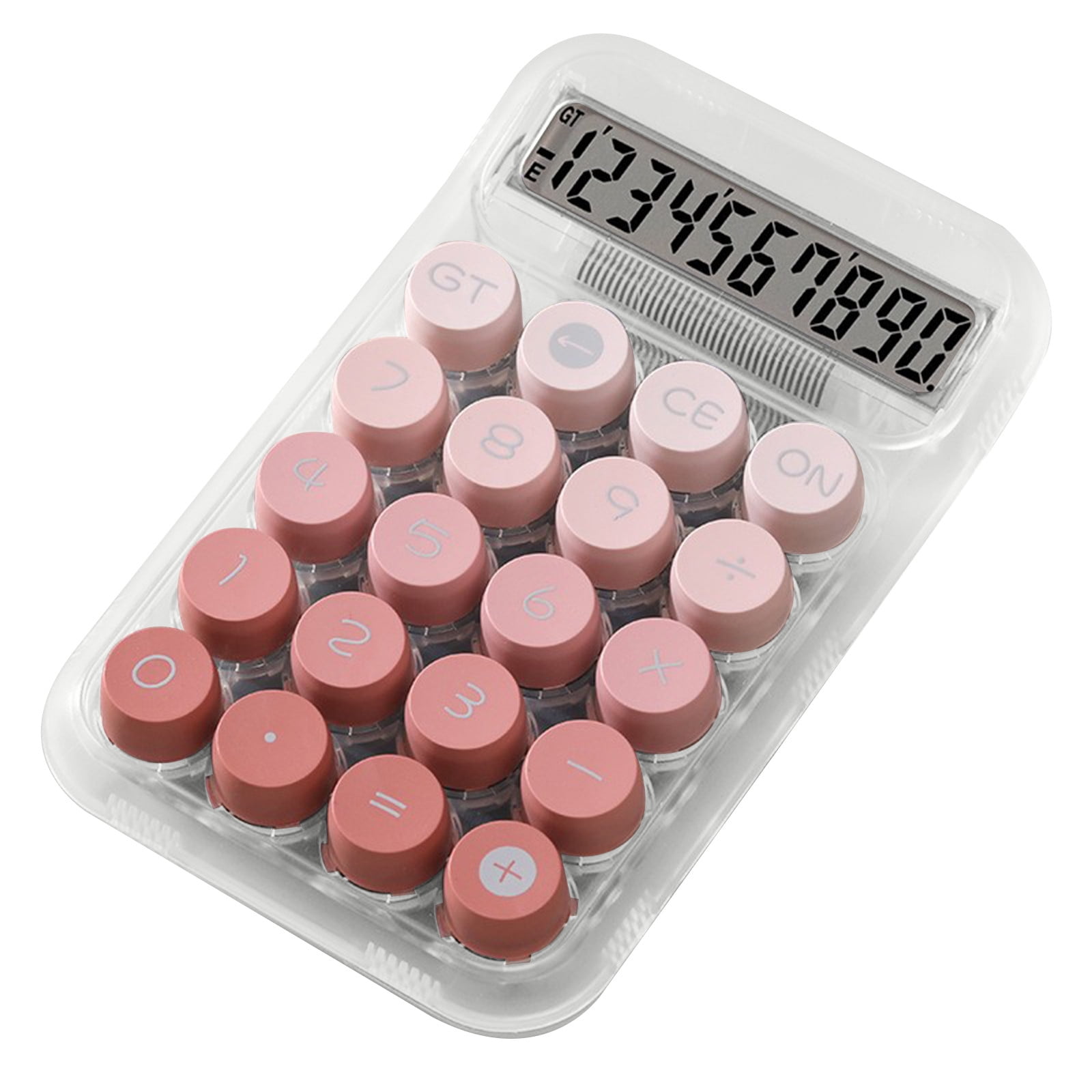 Holloyiver Transparent Calculator, 10 Digit Extra Large 5-Inch LCD ...