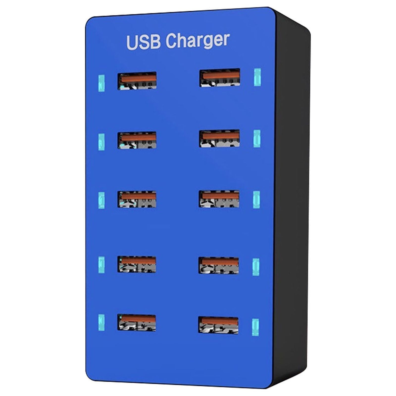 Holloyiver USB Wall Charging Station, 40w 24A 8 USB Ports & 2 Type C ...