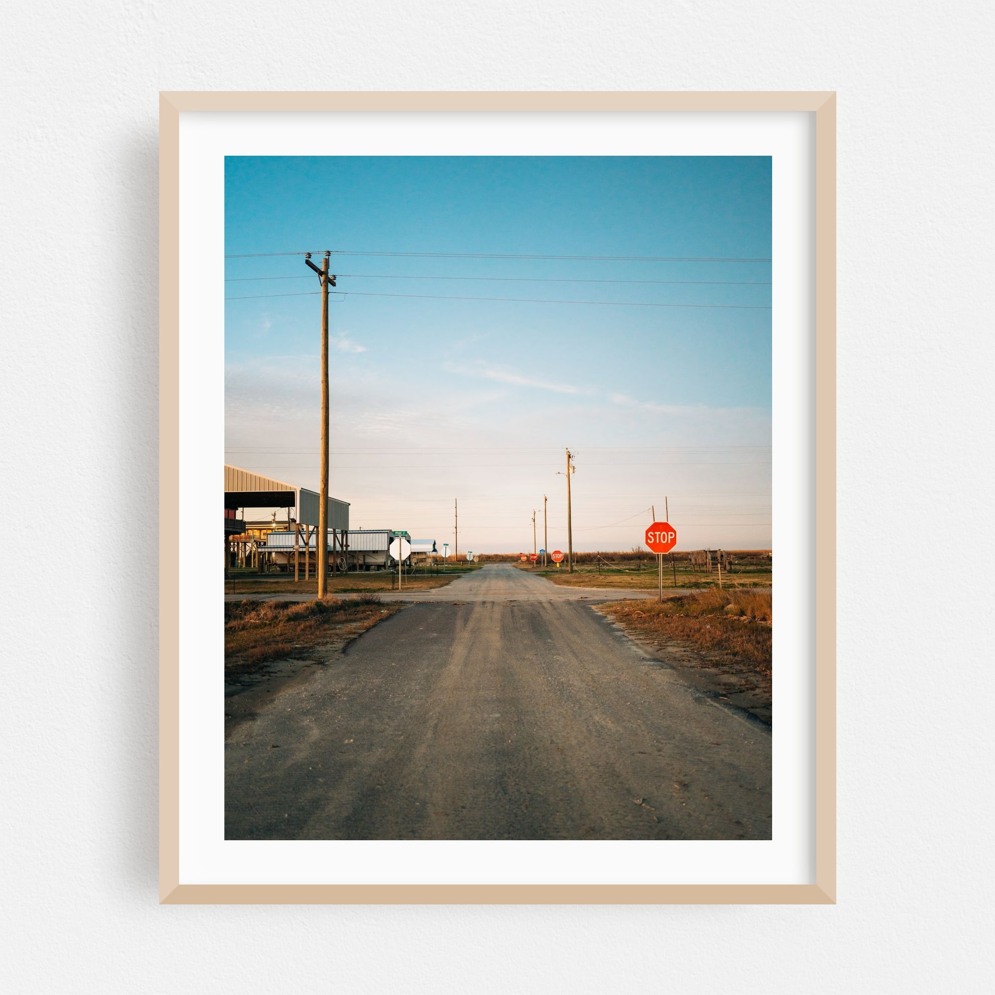 Holly Beach Streets 01 - Holly Beach Louisiana Photography Rural ...