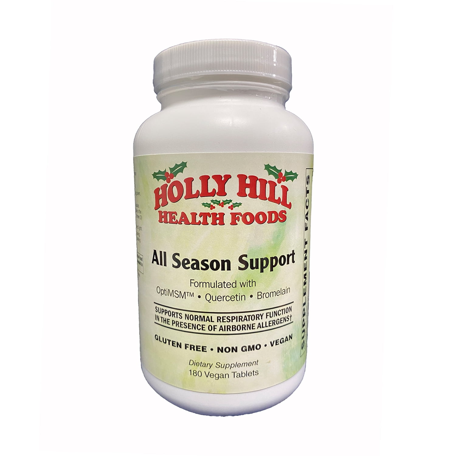 Holly Hill Health Foods All Season Support, 180 Vegan Tablets - Walmart.com