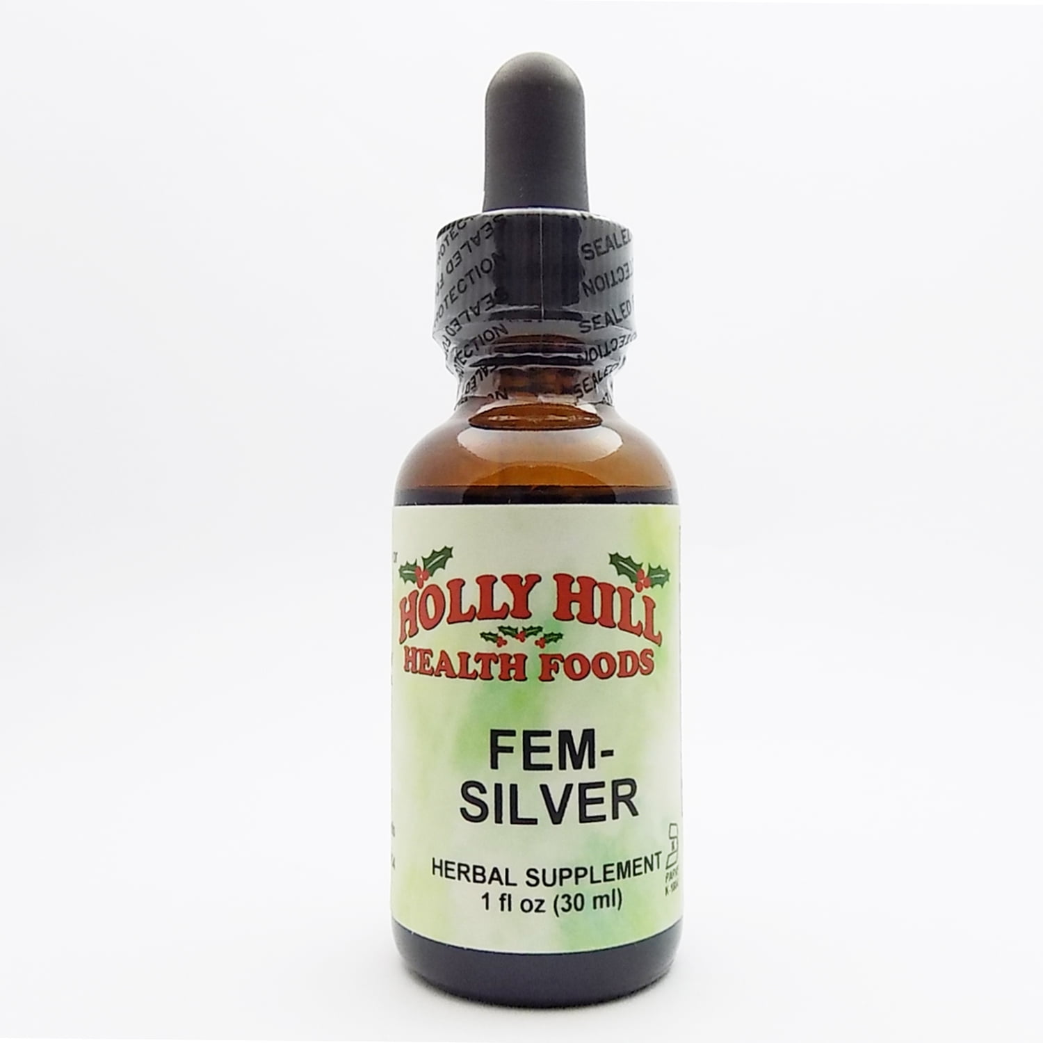 Holly Hill Health Foods, Fem-Silver For Menopausal Support, 1 Ounce ...