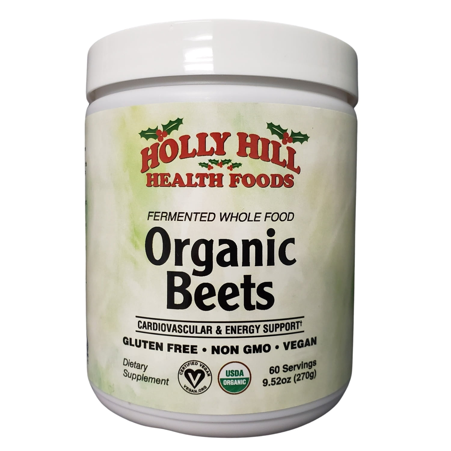 Holly Hill Health Foods Fermented Whole Food Organic Beets, 9.52 Ounces ...