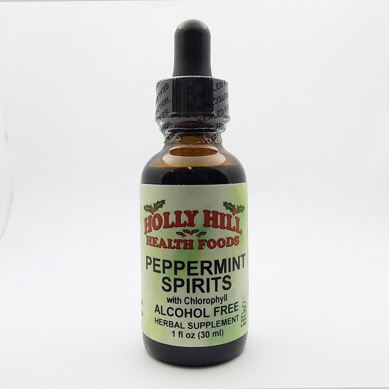 Holly Hill Health Foods, Peppermint Spirits (with Chlorophyll), Alcohol ...