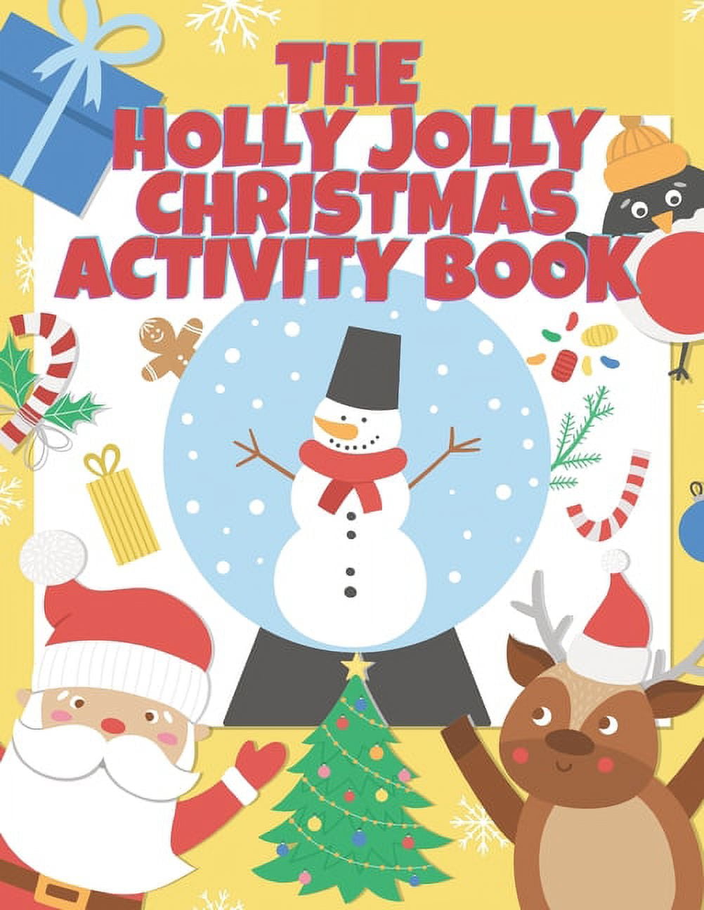 The Holly Jolly Christmas Activity Book For Kids (Paperback) - Walmart.com
