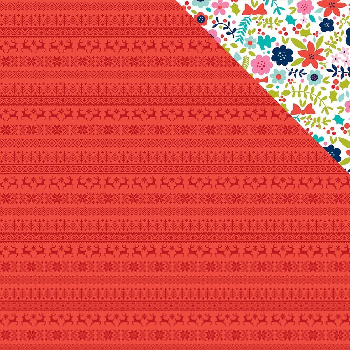 Bella Blvd Holly Jolly Christmas Collection 12 X 12 Double Sided Paper ...