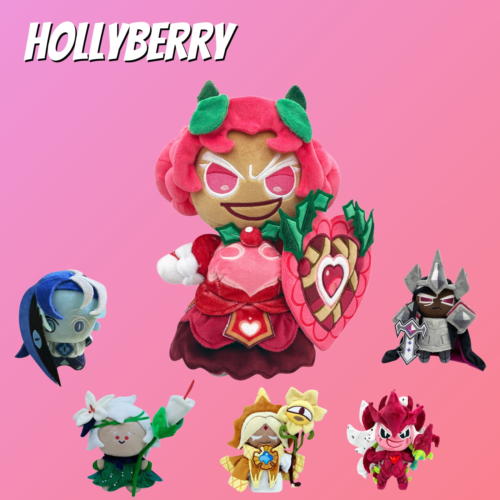 Hollyberry Cookie Plush - 9.8 Inch Soft Toy, Mobile Game Character ...