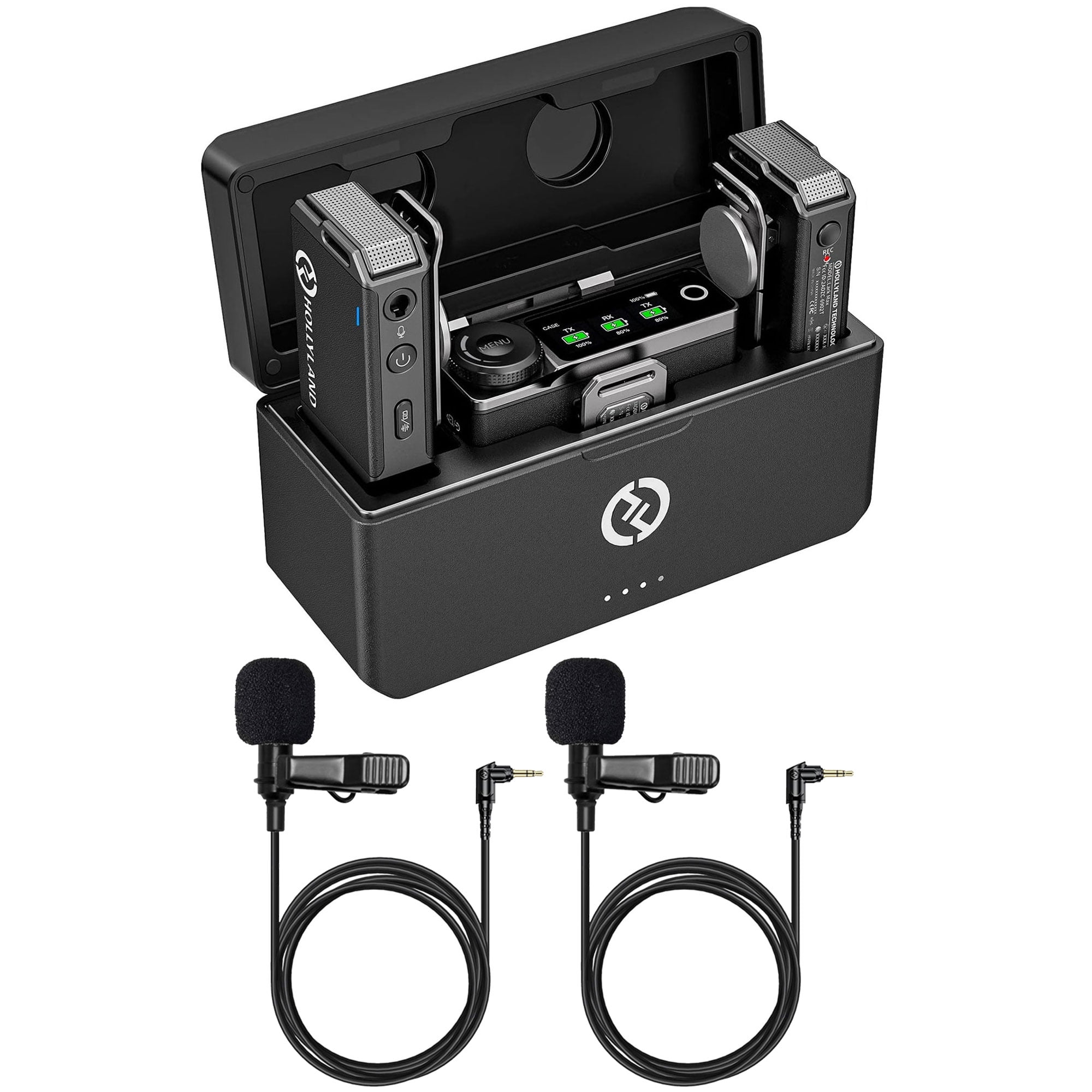 Hollyland Lark Max Wireless Lavalier Microphone System with ...