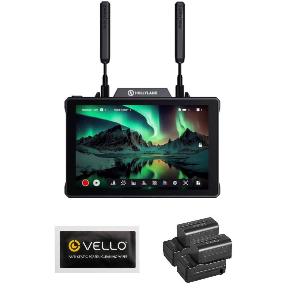 Hollyland Pyro 7 Wireless Video Transmitter & Receiver Bundle with GVM ...