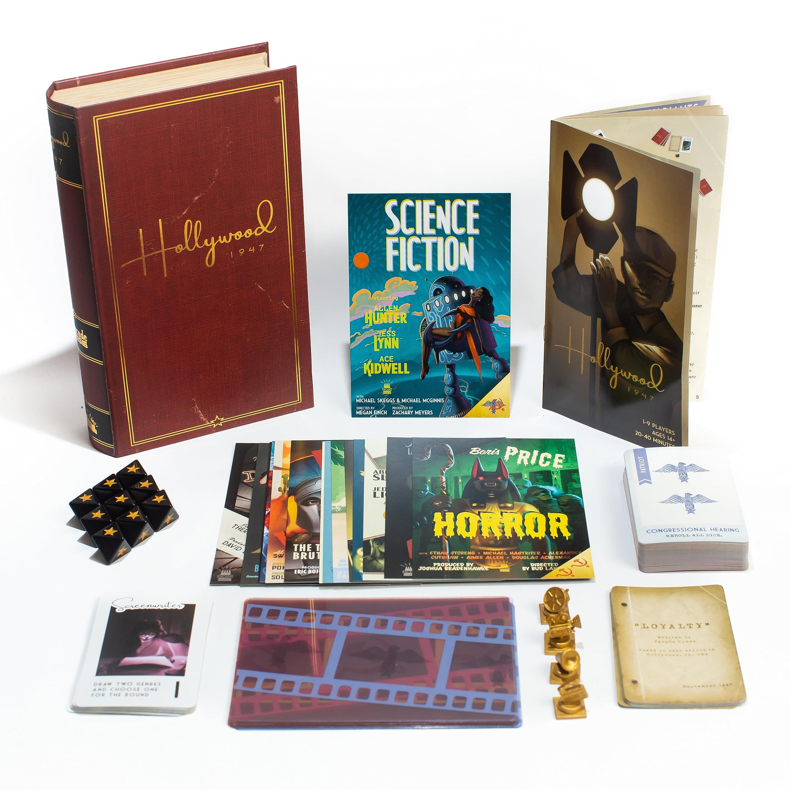 Hollywood 1947 Board Game - A Movie Making Game for Friends and Family ...
