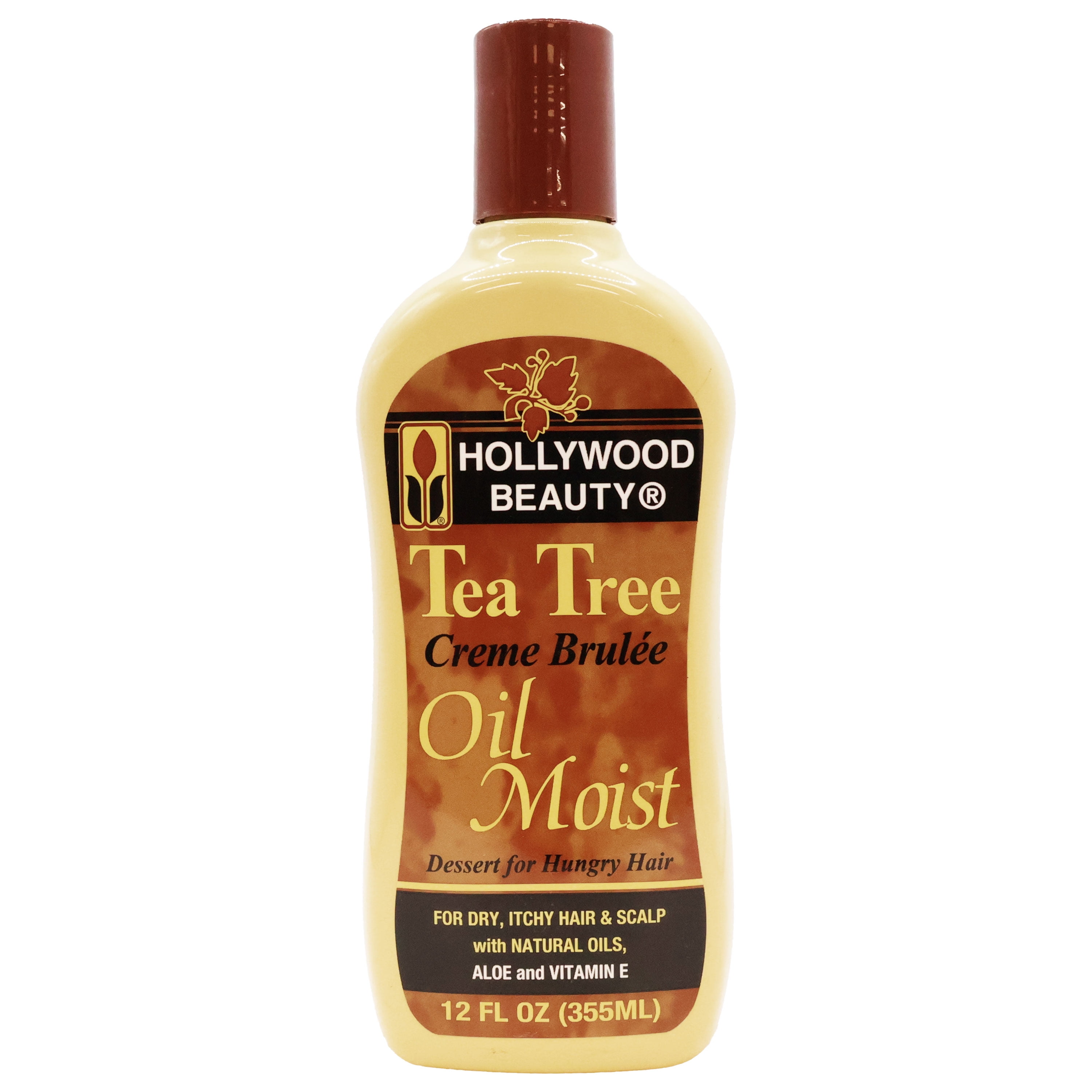 Hollywood Beauty Tea Tree Creme Brulee Oil Moist 12 Oz., Pack of 2 ...