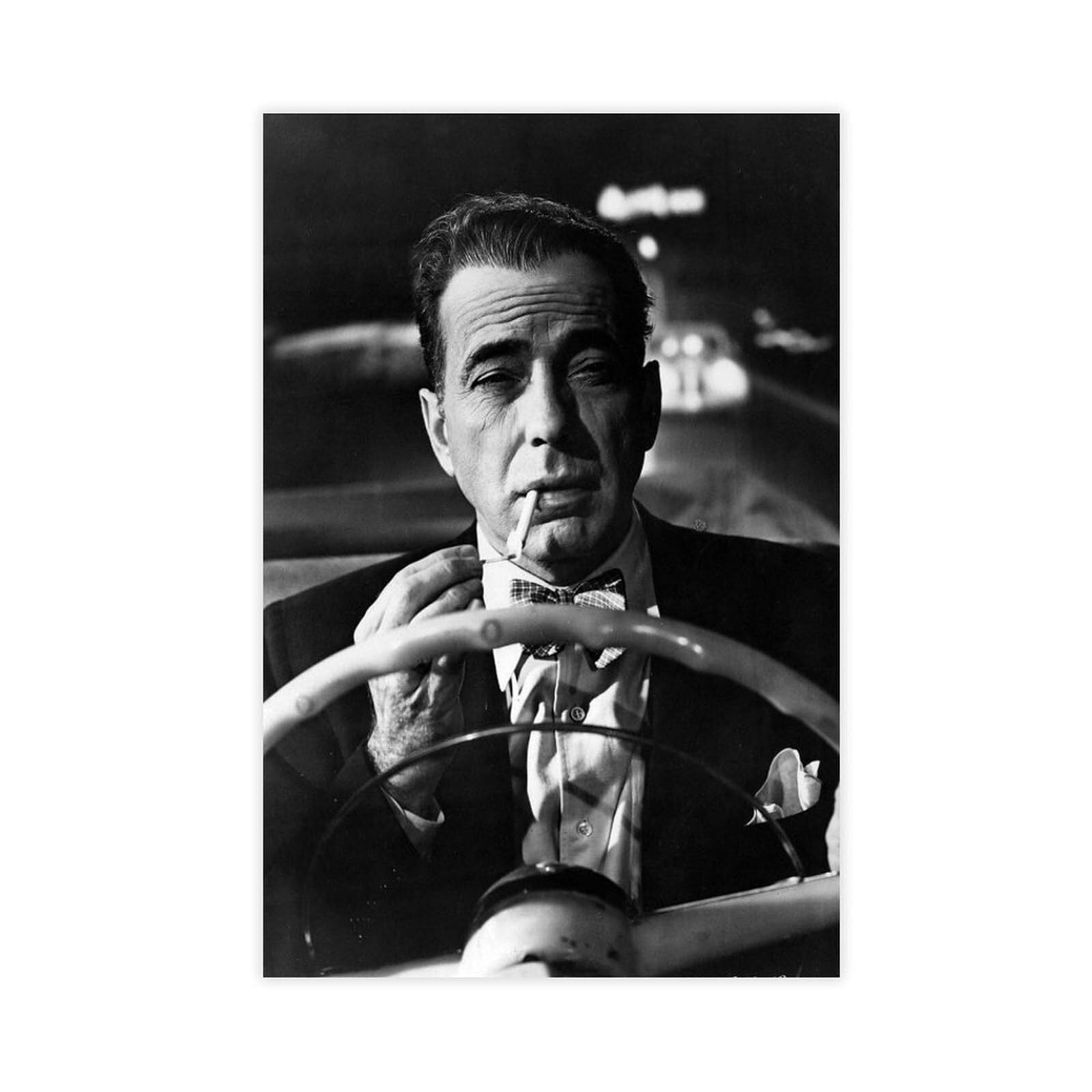 Hollywood Famous Actor Humphrey-Bogart Classic Retro Poster Posters for ...