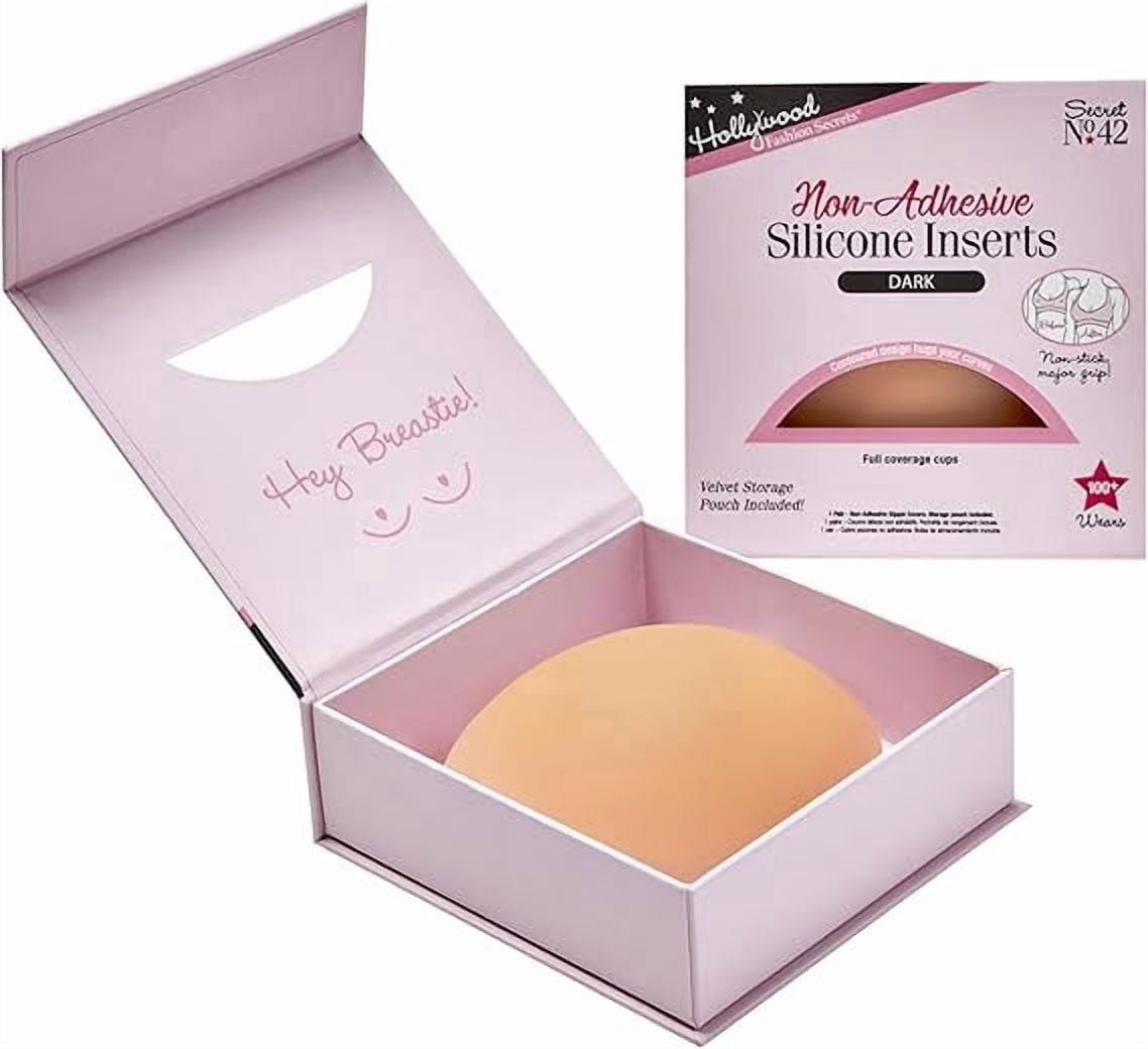 Hollywood Fashion Secrets Non-Adhesive Silicone Inserts, Reusable ...