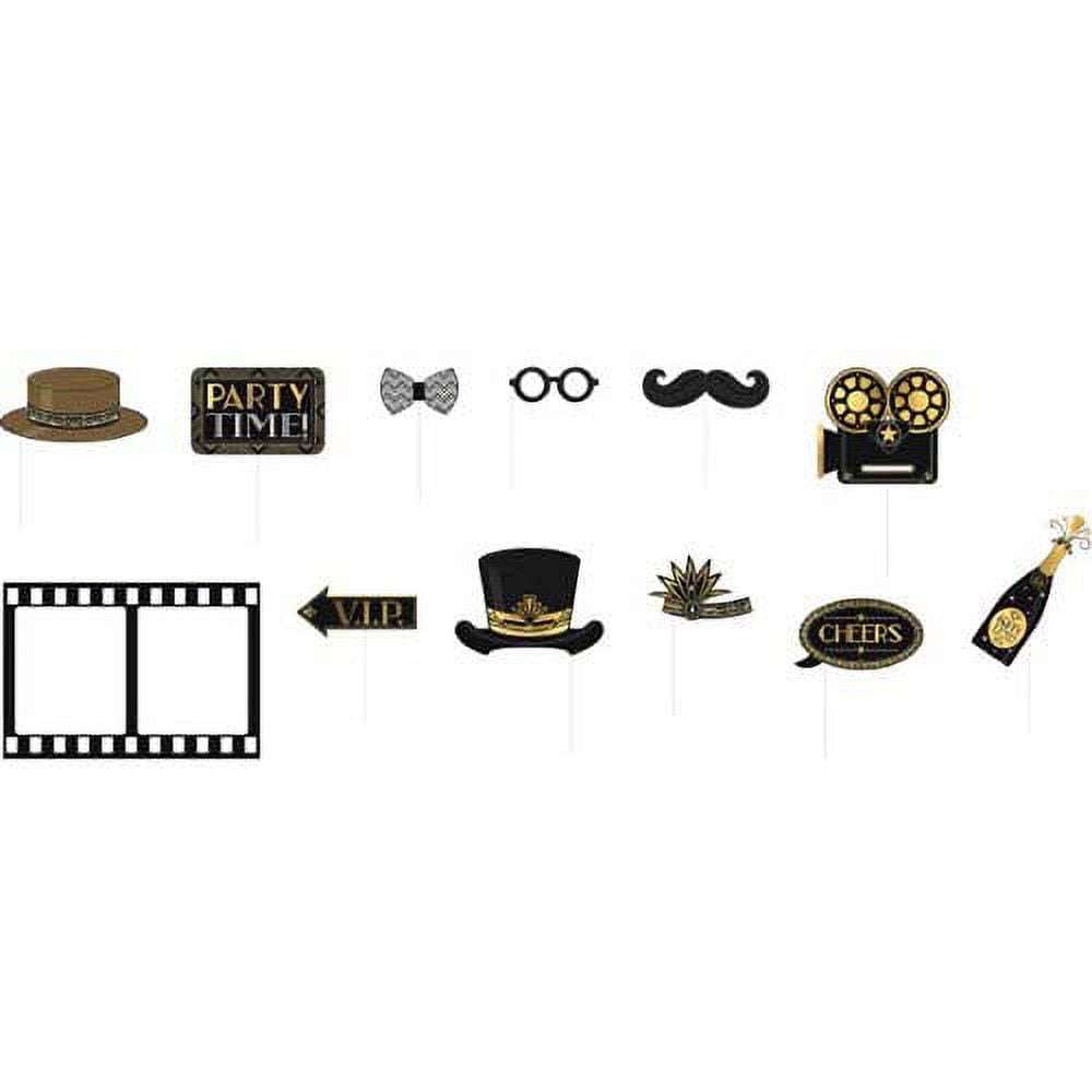 Various Amscan Glitz and Glam Jumbo Photo Prop Set, 12 Pieces - Walmart.com