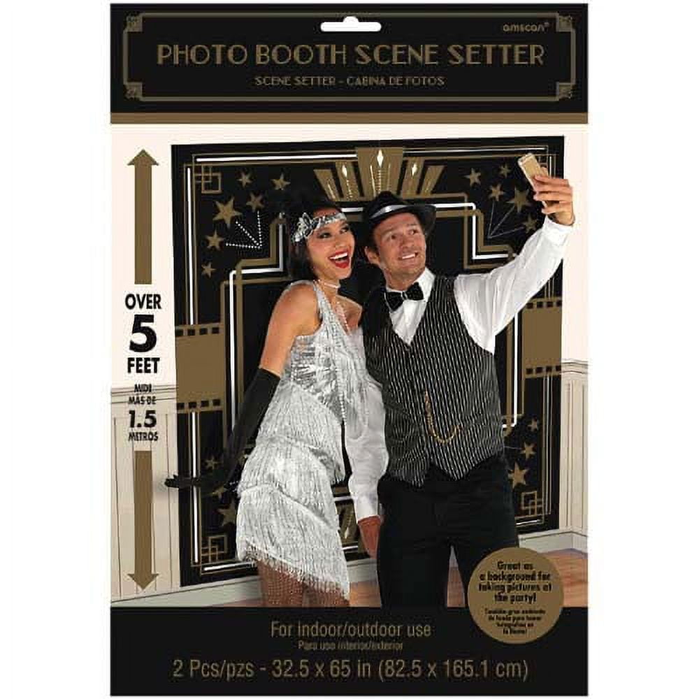 Hollywood 'Glitz and Glam' Selfie Wall Poster Decorating Kit (2pc ...