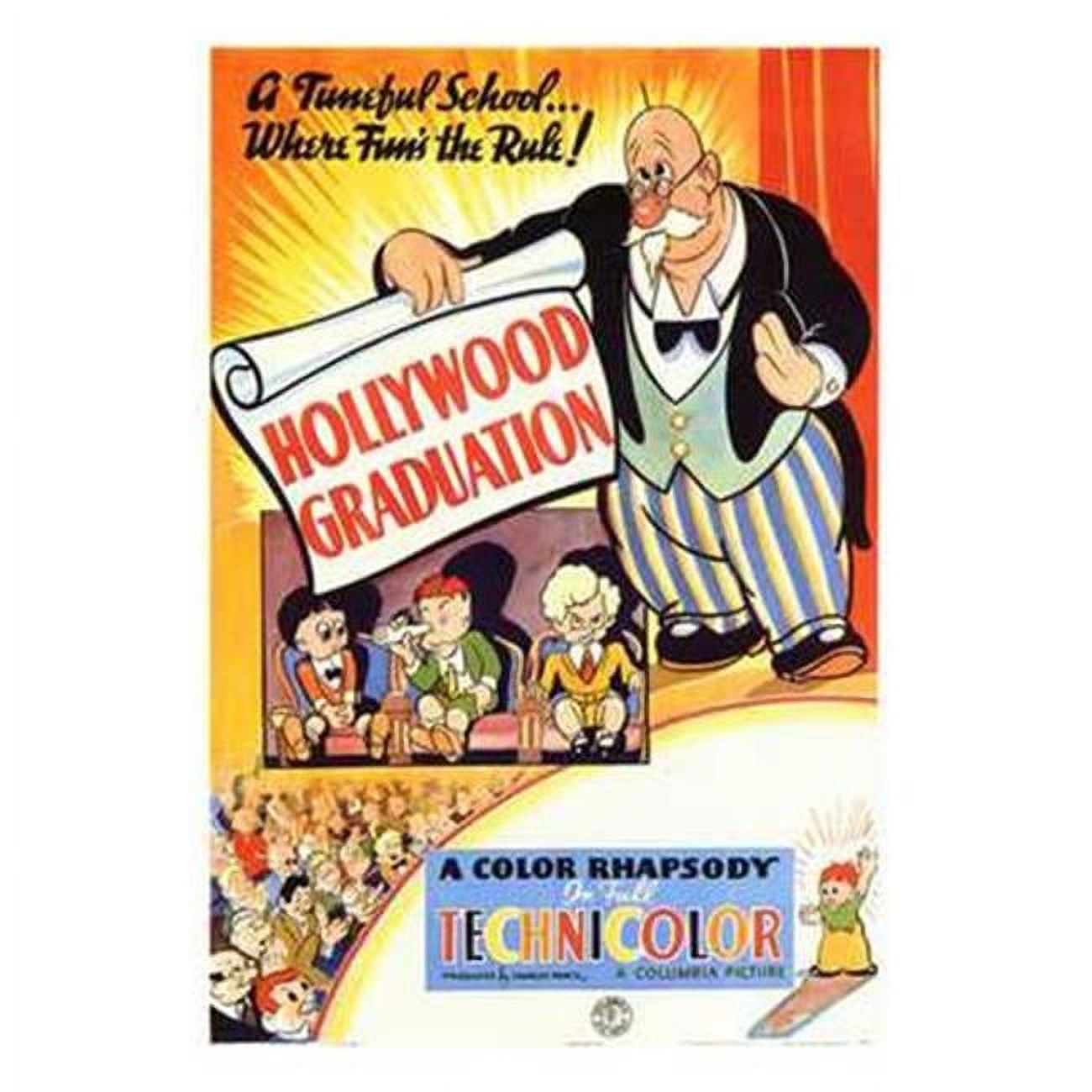 Hollywood Graduation Movie Poster - 11 x 17 in. - Walmart.com