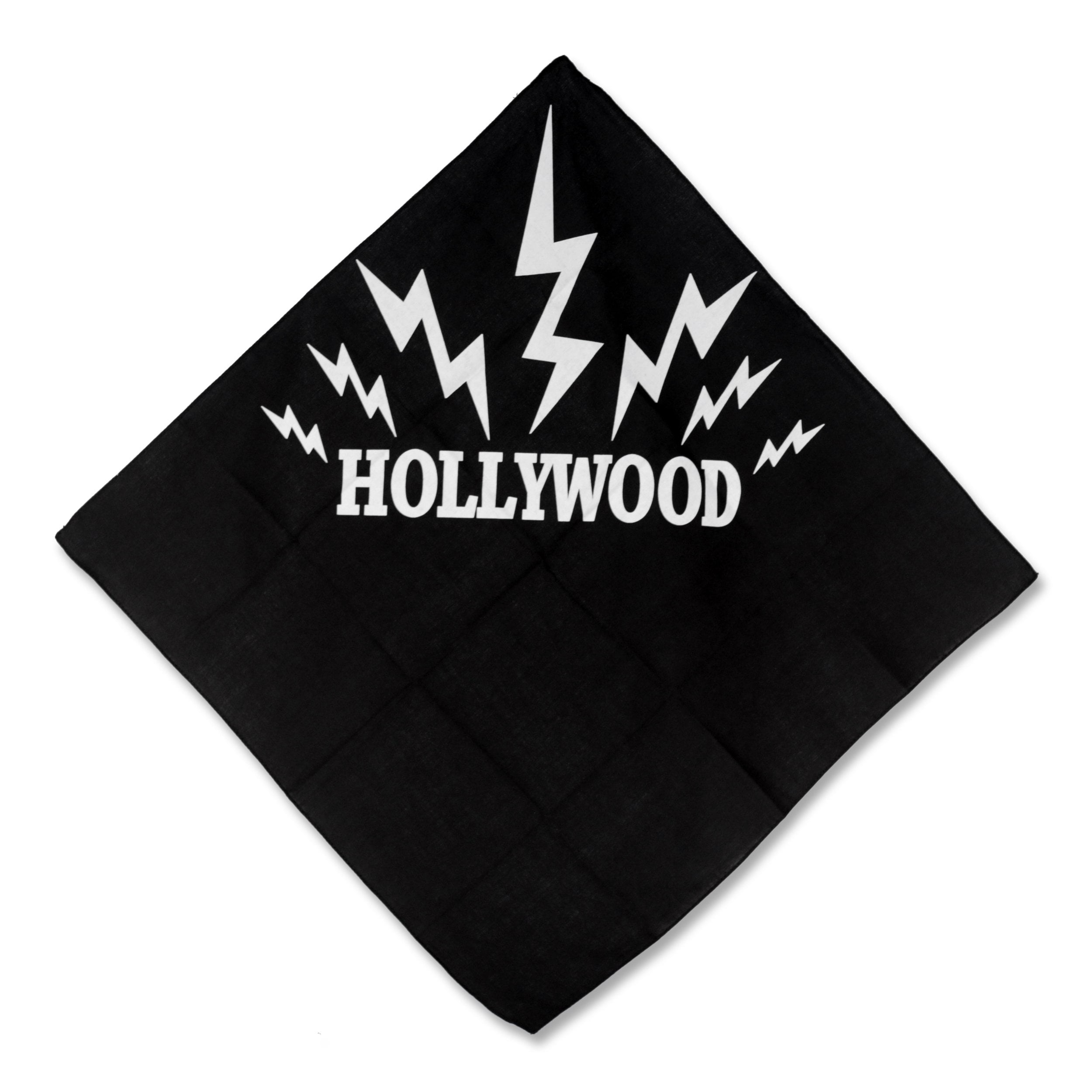 Hulk Hogan Hollywood Black Bandana, 100% Cotton, 21" x 21", New, Never ...