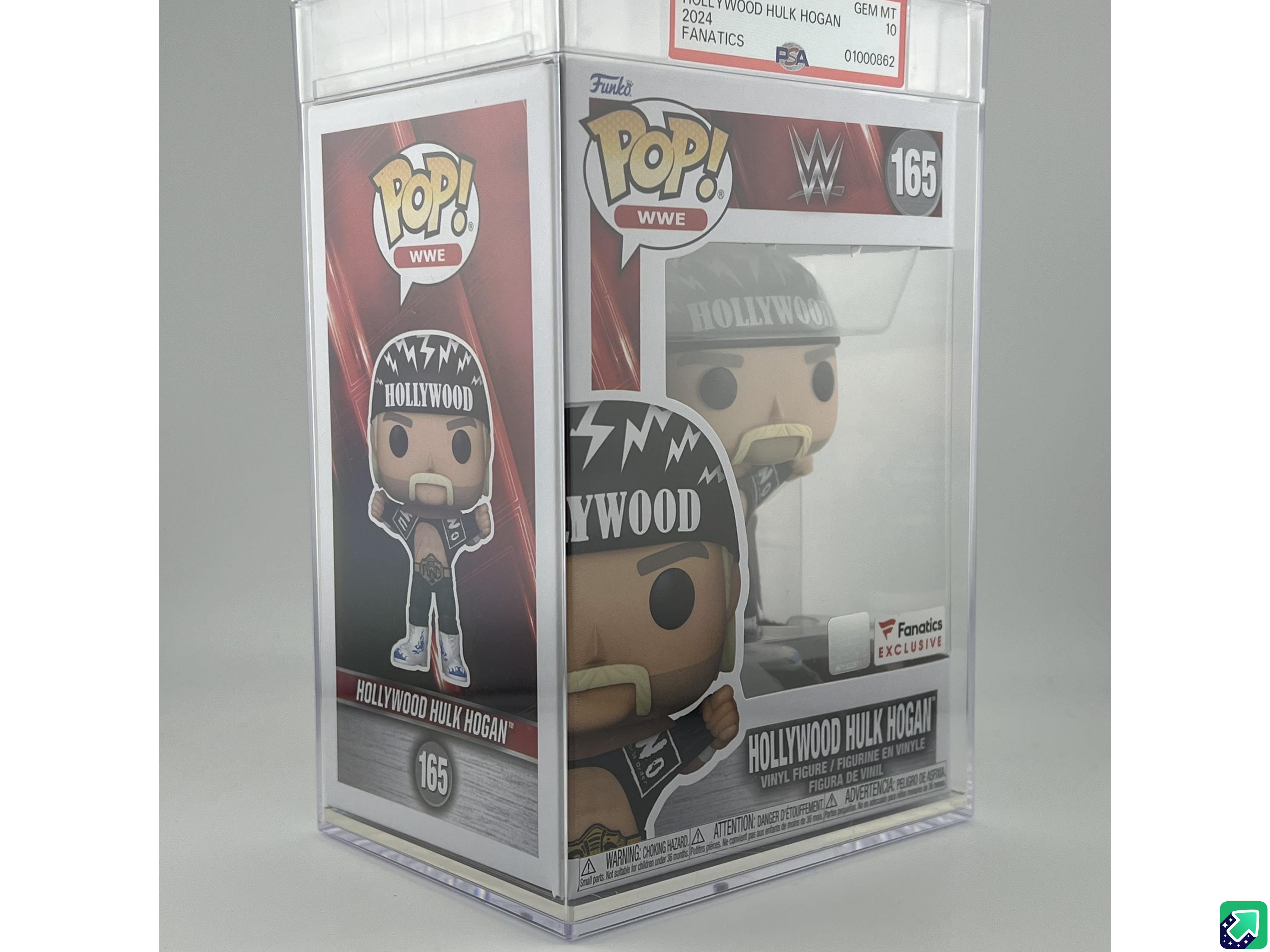 Pre-Owned Funko POP! WWE: Hollywood Hulk Hogan 165 - PSA GRADE 10 ...