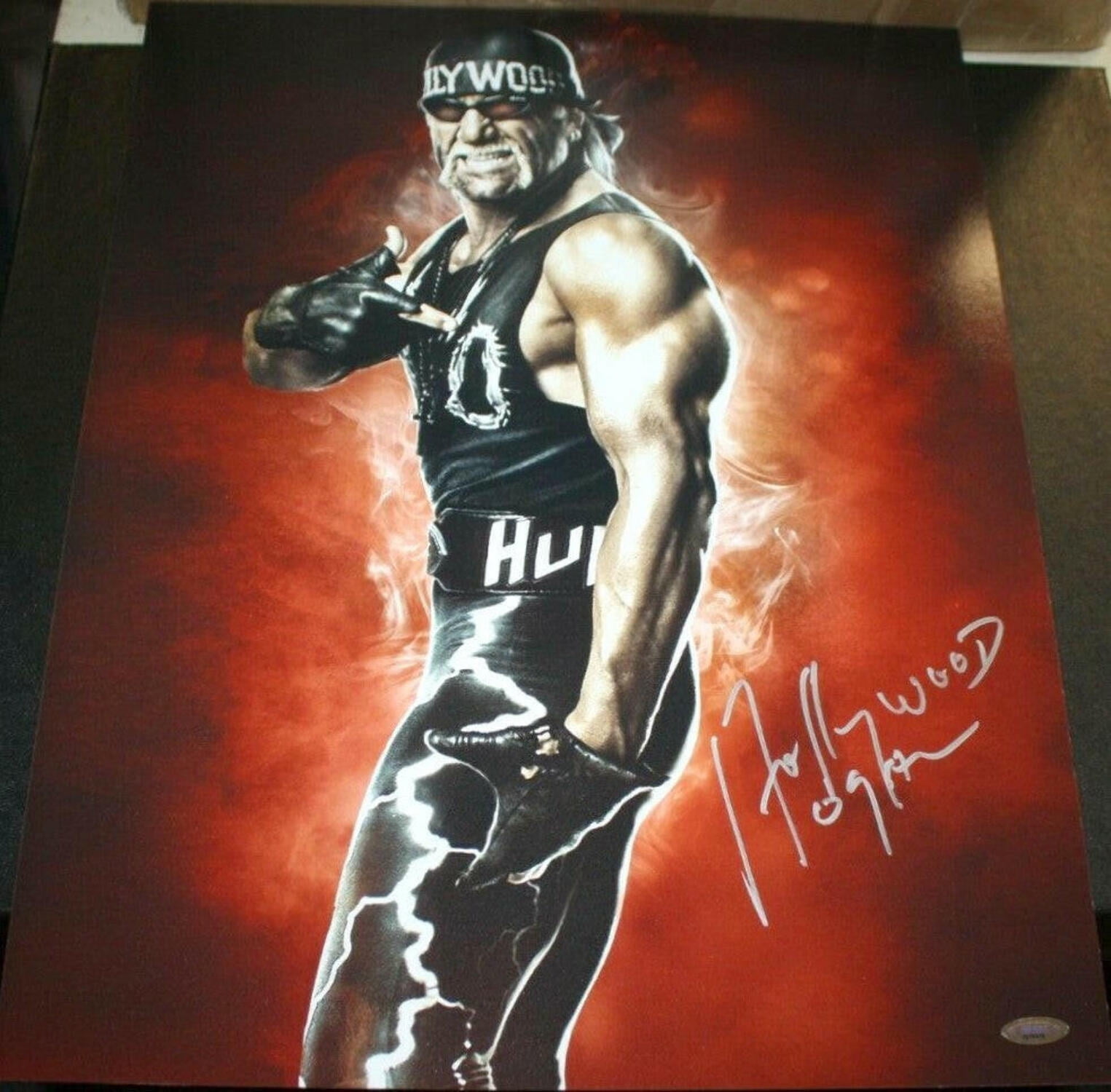 Hollywood (Hulk) Hogan autographed 16x20 poster size photo (TriStar ...