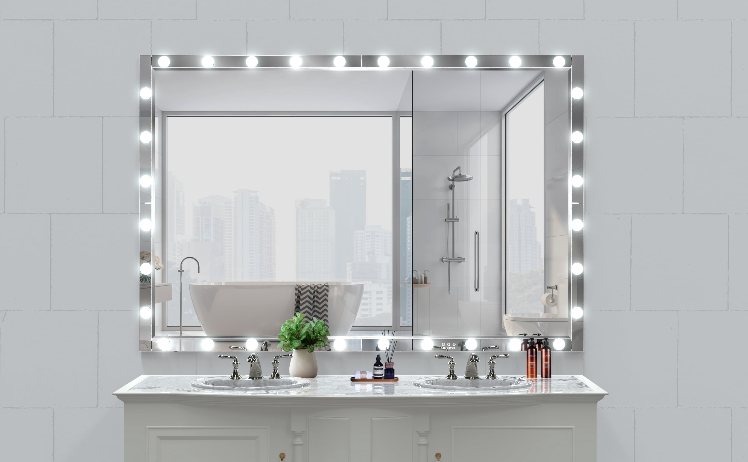 Hollywood LED Full Body Mirror with Lights Extra Large Full Length ...