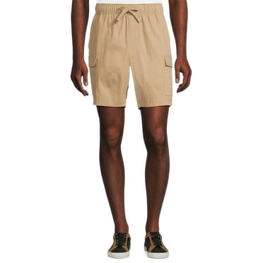 Akademiks Men's Stretch Cotton Twill Pull-On Shorts with Pockets, Sizes ...