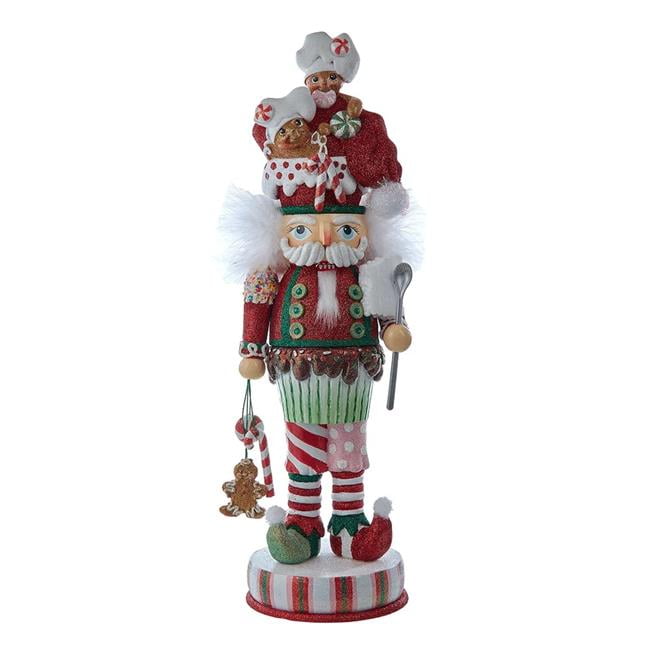 Hollywood Nutcrackers 18 in. Gingerbread Soldier with Cupcake Body ...