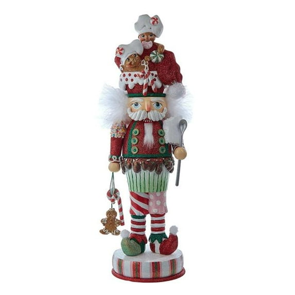 Hollywood Nutcrackers 18 in. Gingerbread Soldier with Cupcake Body ...