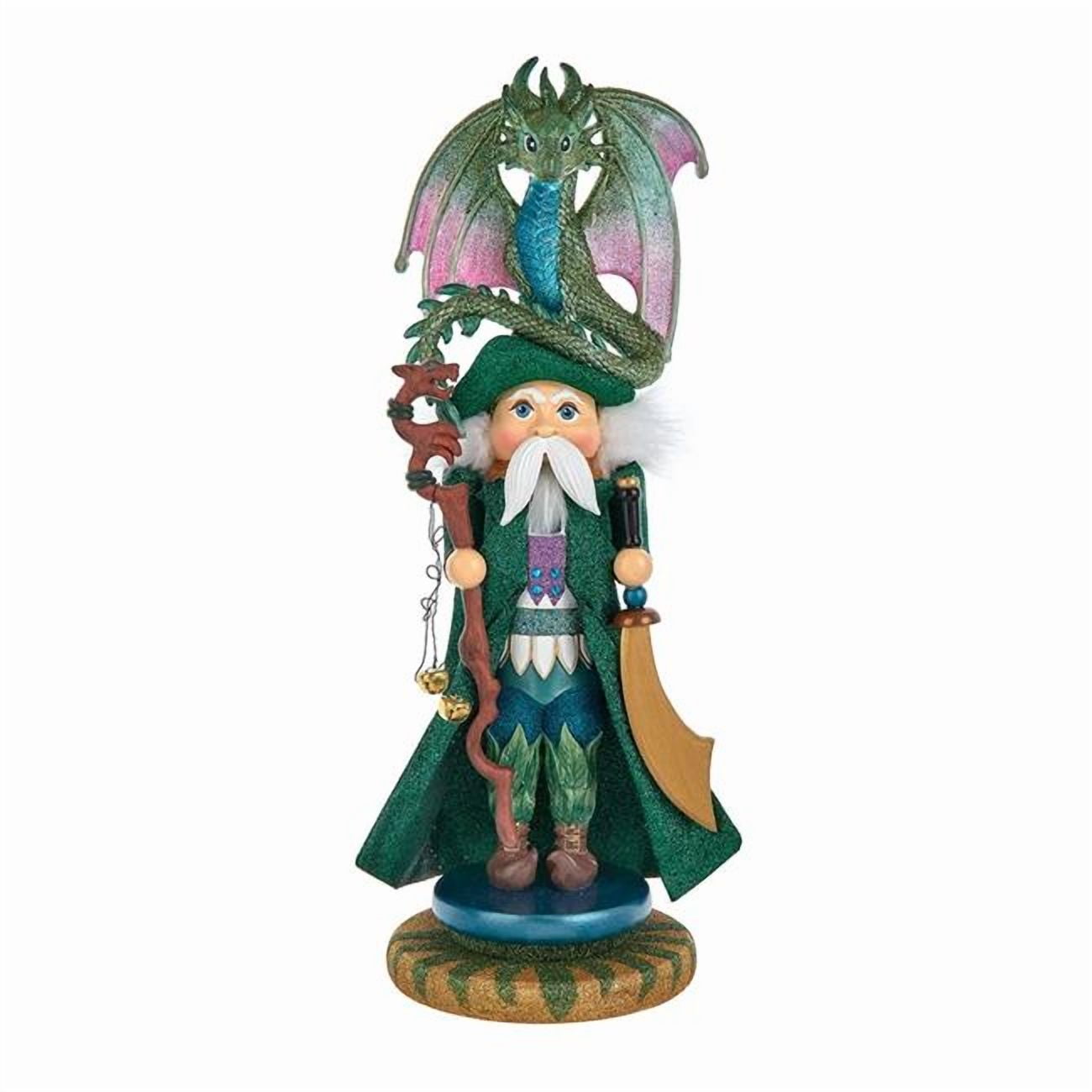 Hollywood Nutcrackers HA0736 18 in. Wizard with Dragon Nutcracker ...