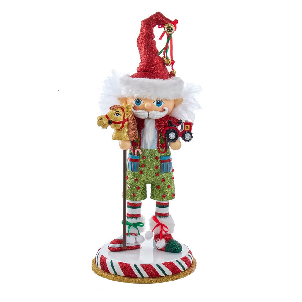 Hollywood Nutcrackers Hollywood Elf with Hobby Horse Nutcracker, 15 ...