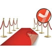 WANLISELL 3.3 x 10 ft Red Carpet Runner, Extra Thick Red Runway Rug ...